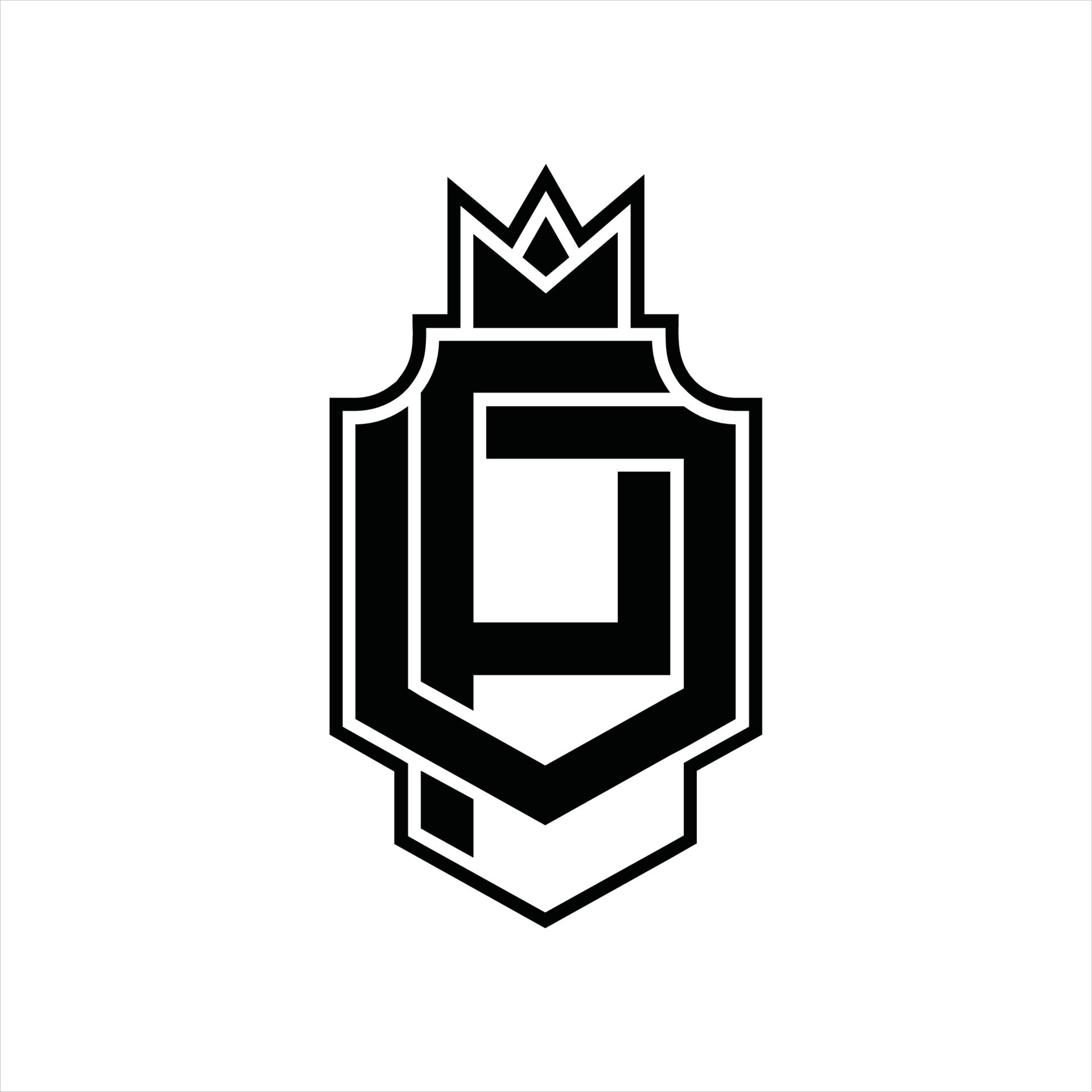 Pd Logo Monogram Design Template 16580518 Vector Art At Vecteezy