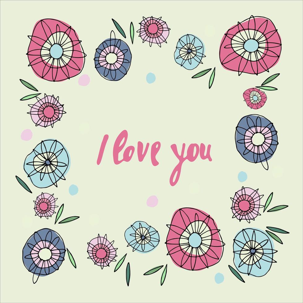 Happy Valentines Day greeting cards designs with hand drawn hearts ...