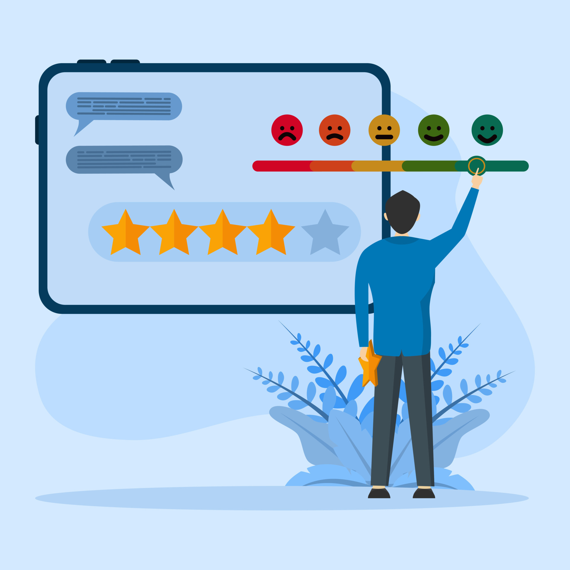 Rating service concept, User feedback and website rating Customer ... Rating service concept, User feedback and website rating Customer ...