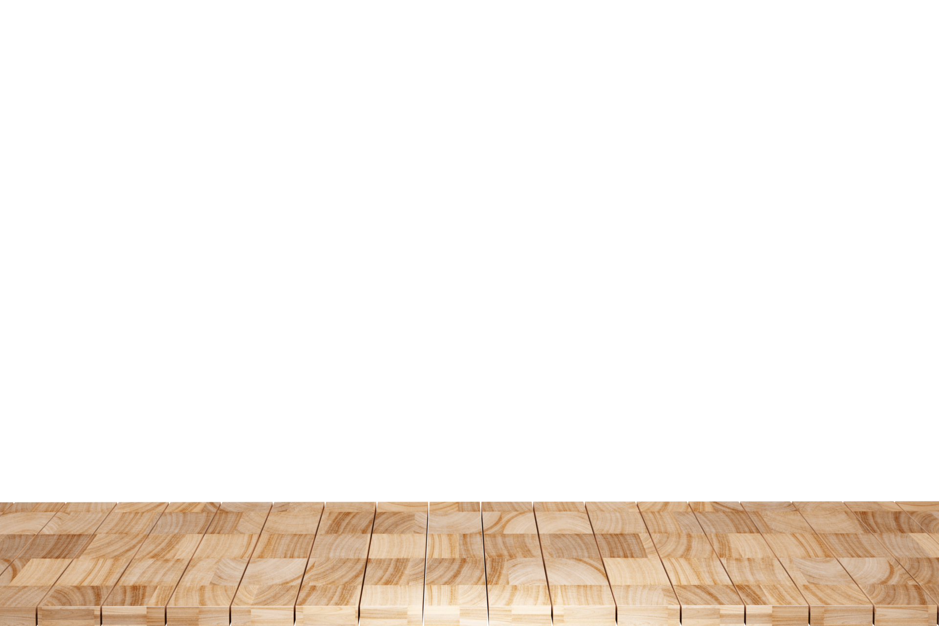 Wooden table, wood table top front view 3d render isolated 16589431 PNG