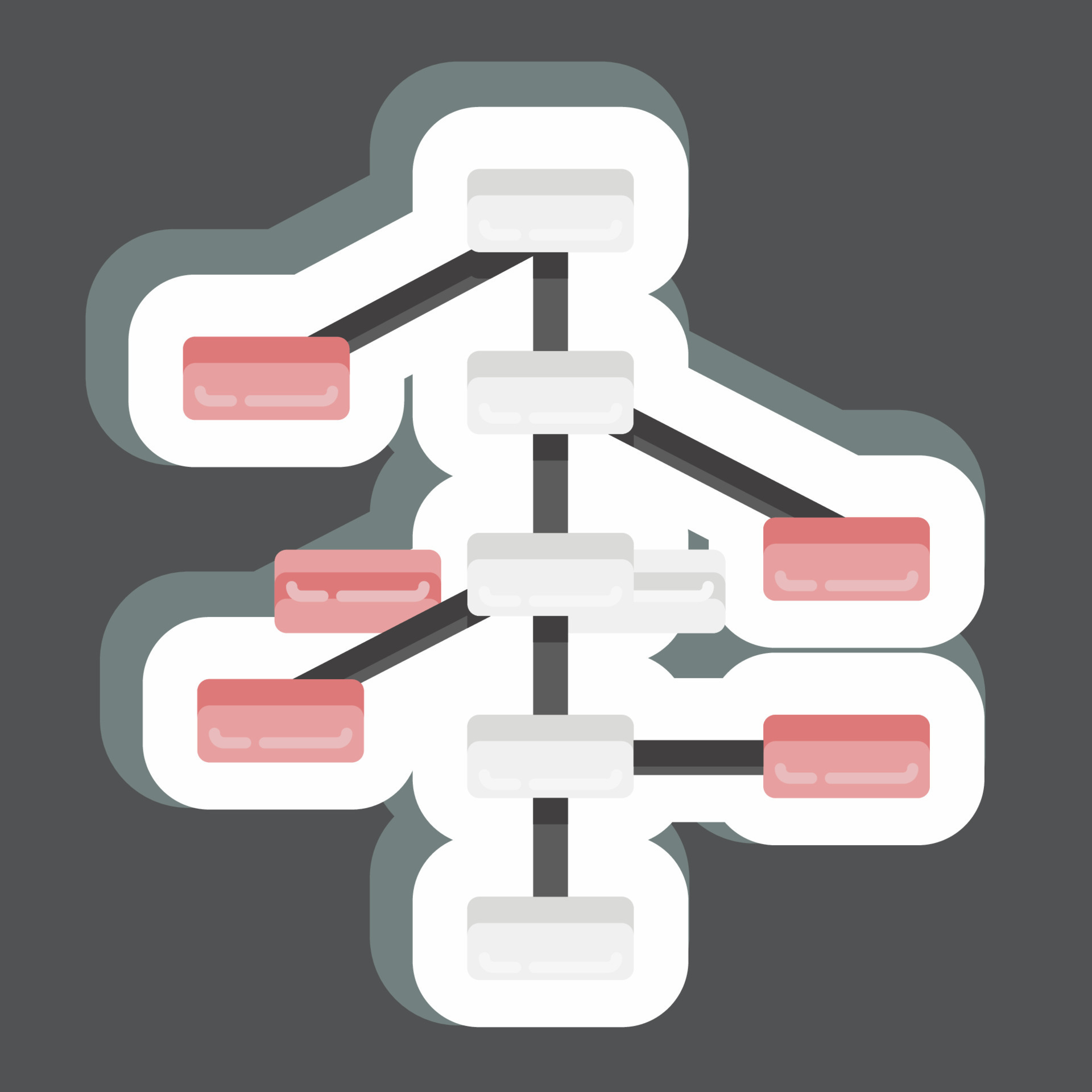 Sticker Decision Trees. related to Machine Learning symbol. simple ...