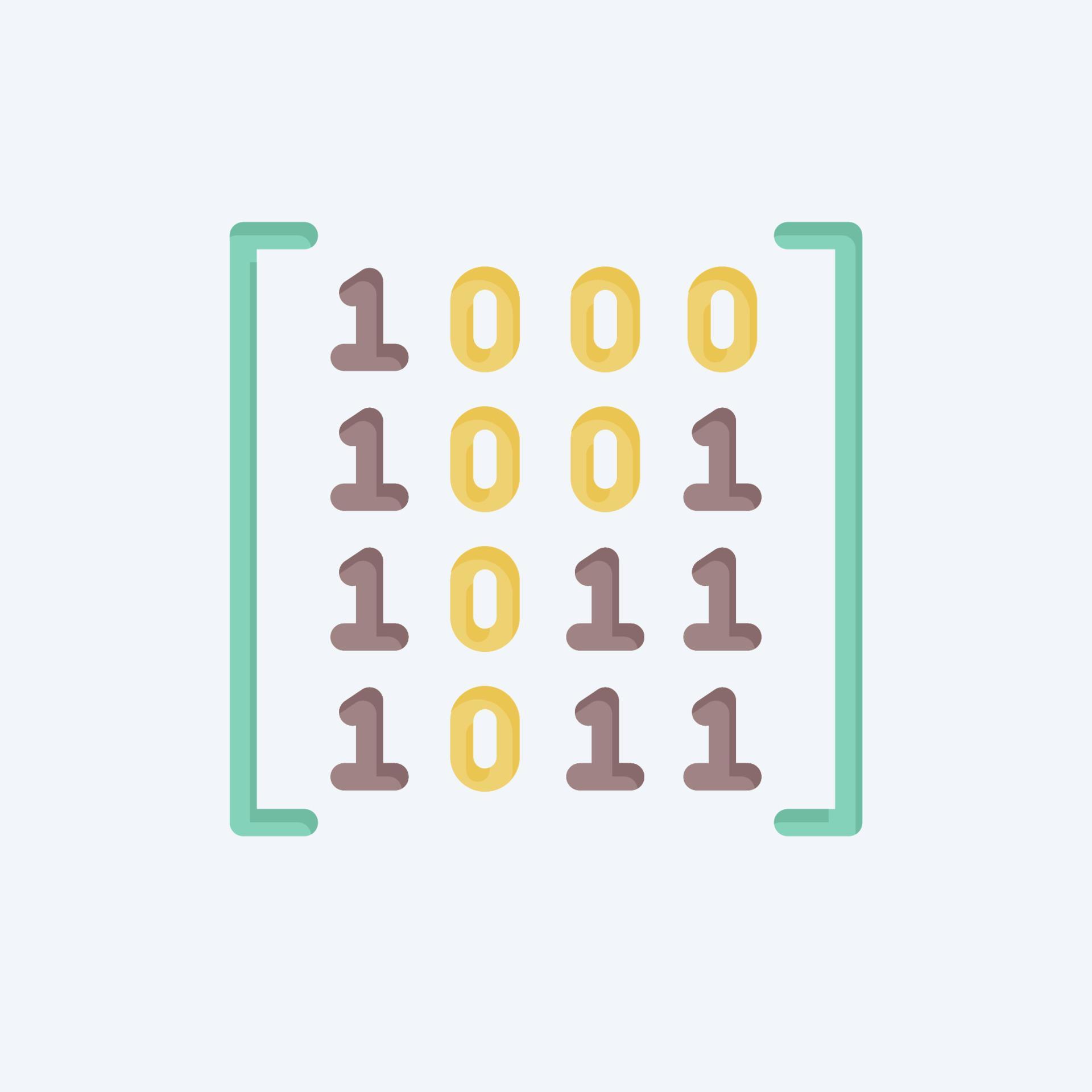 Icon Data Patterns. related to Machine Learning symbol. flat style ...