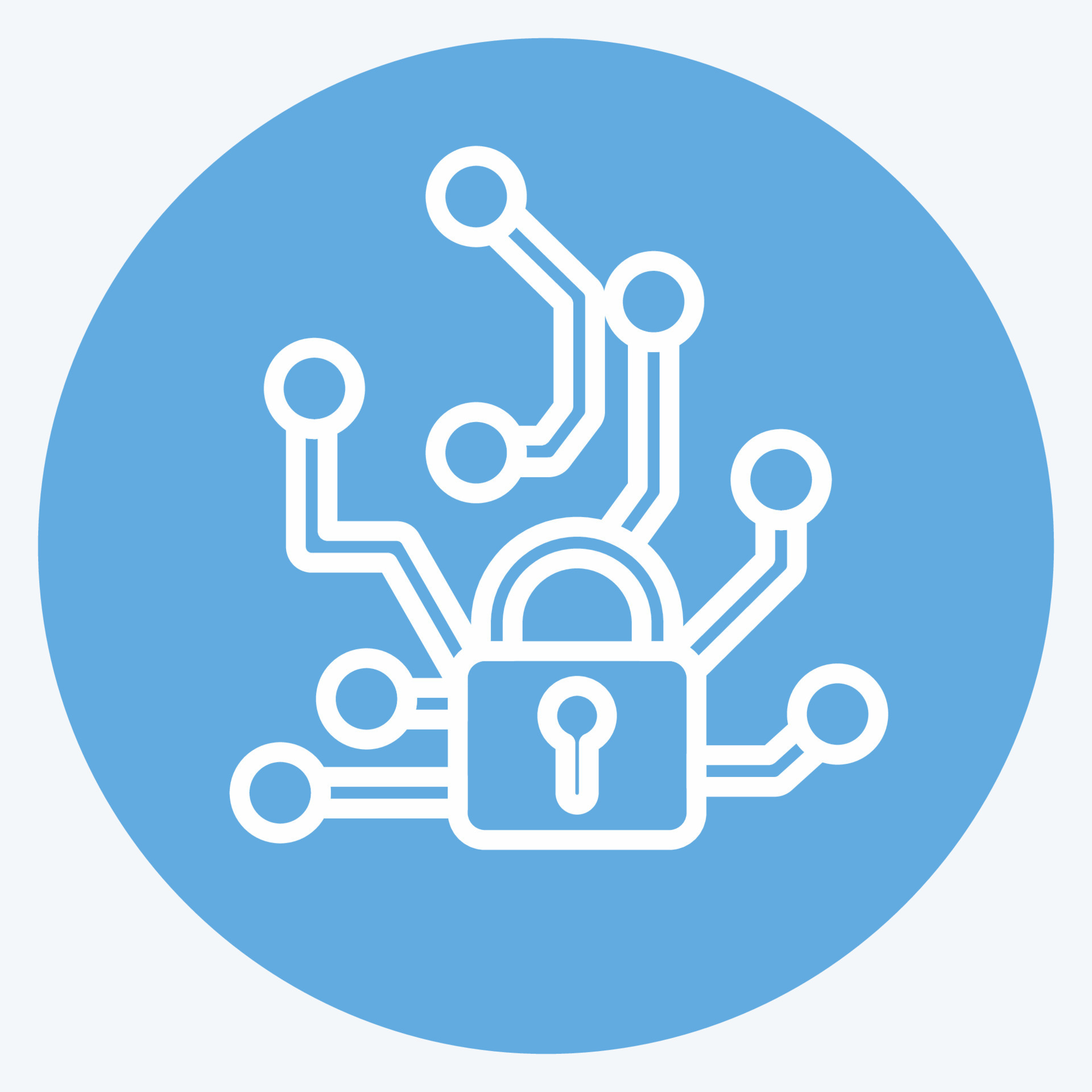 Icon Adversarial Attacks. related to Machine Learning symbol. blue eyes ...