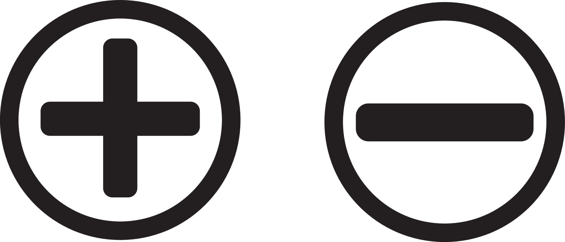Conjunto De Iconos De Signo M s Y Signo Menos Redondo Vector 16592030 Conjunto De Iconos De Signo M s Y Signo Menos Redondo Vector 16592030