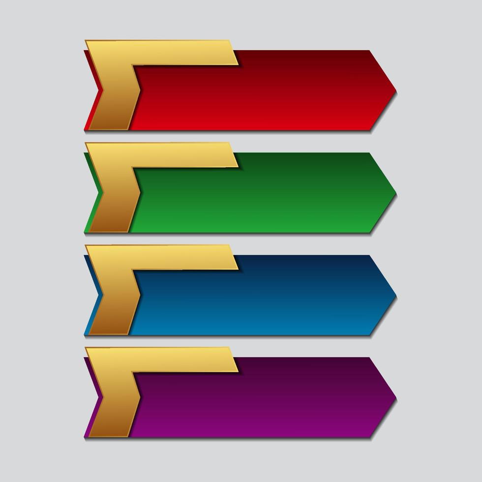 Vector colorful modern text box template for website computer graphic ...