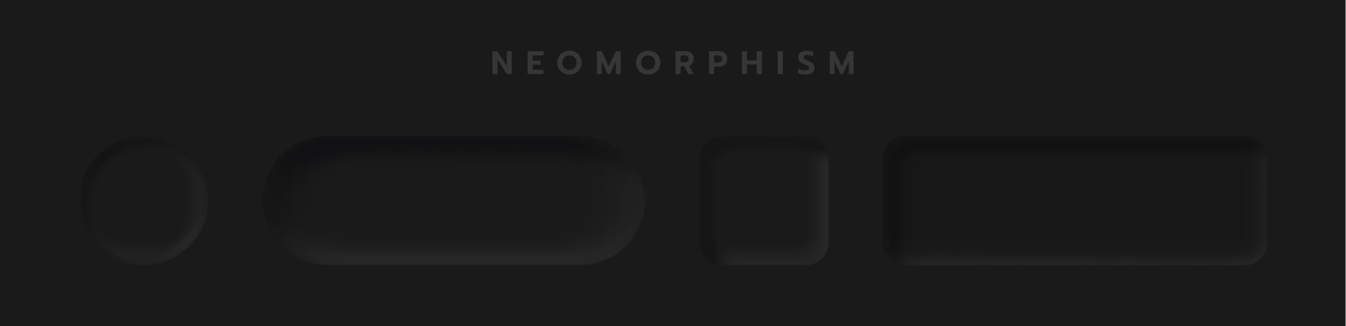 Black Button Neumorphism Design Elements Vector Set Button And Element