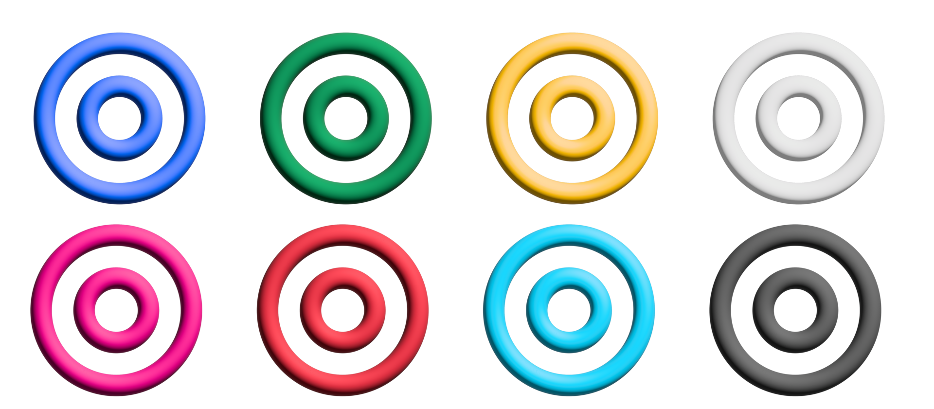 target icon set, colored symbols graphic elements 16597747 PNG target icon set, colored symbols graphic elements 16597747 PNG