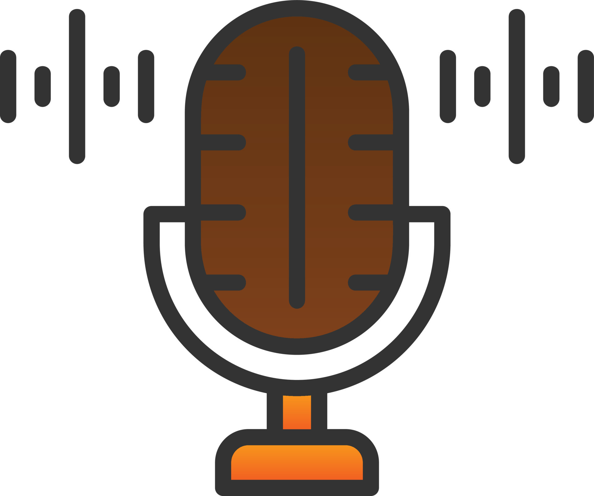Voice Recorder Vector Icon Design 16601177 Vector Art at Vecteezy