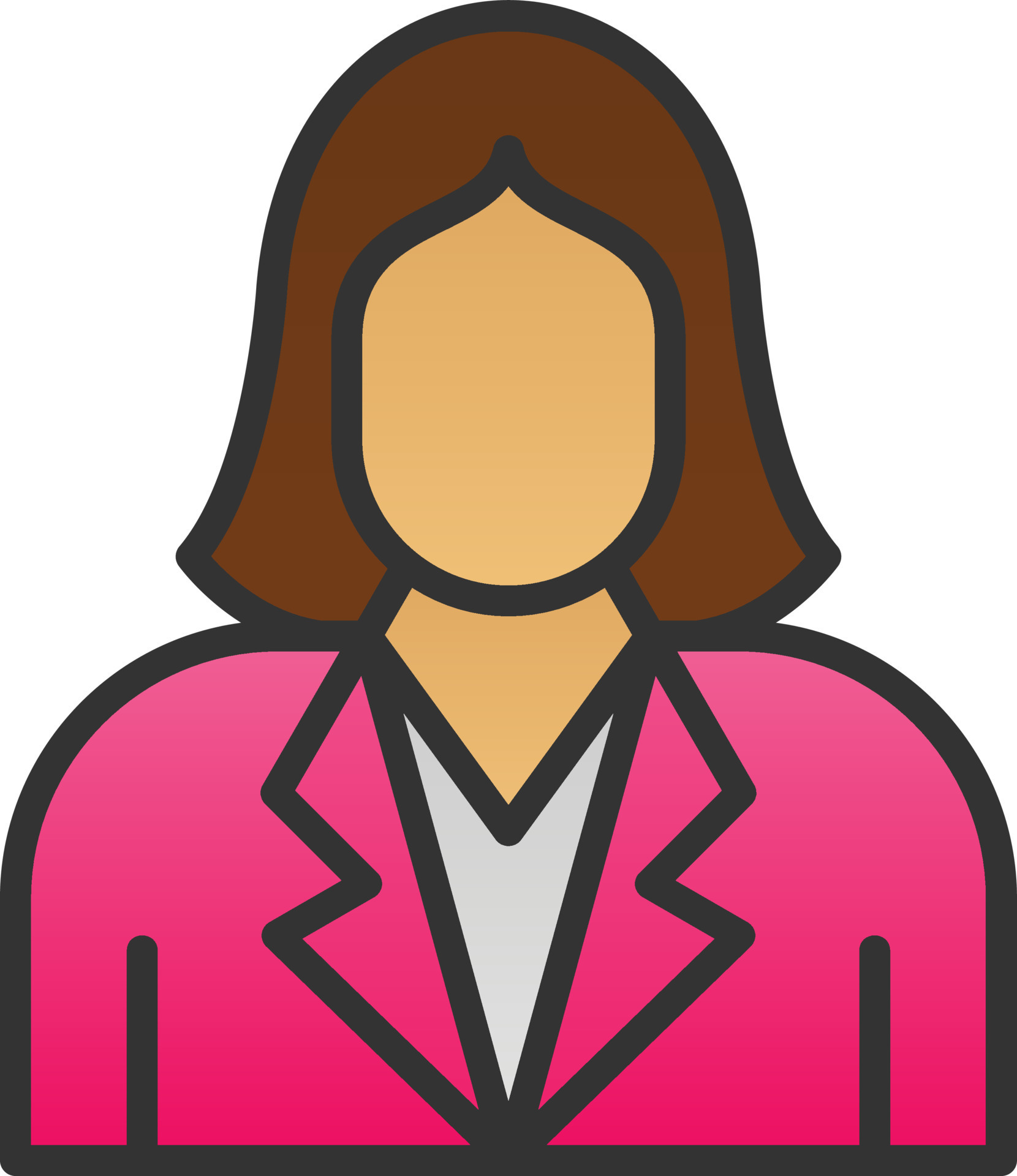 Female Employee Vector Icon Design 16601208 Vector Art at Vecteezy Female Employee Vector Icon Design 16601208 Vector Art at Vecteezy