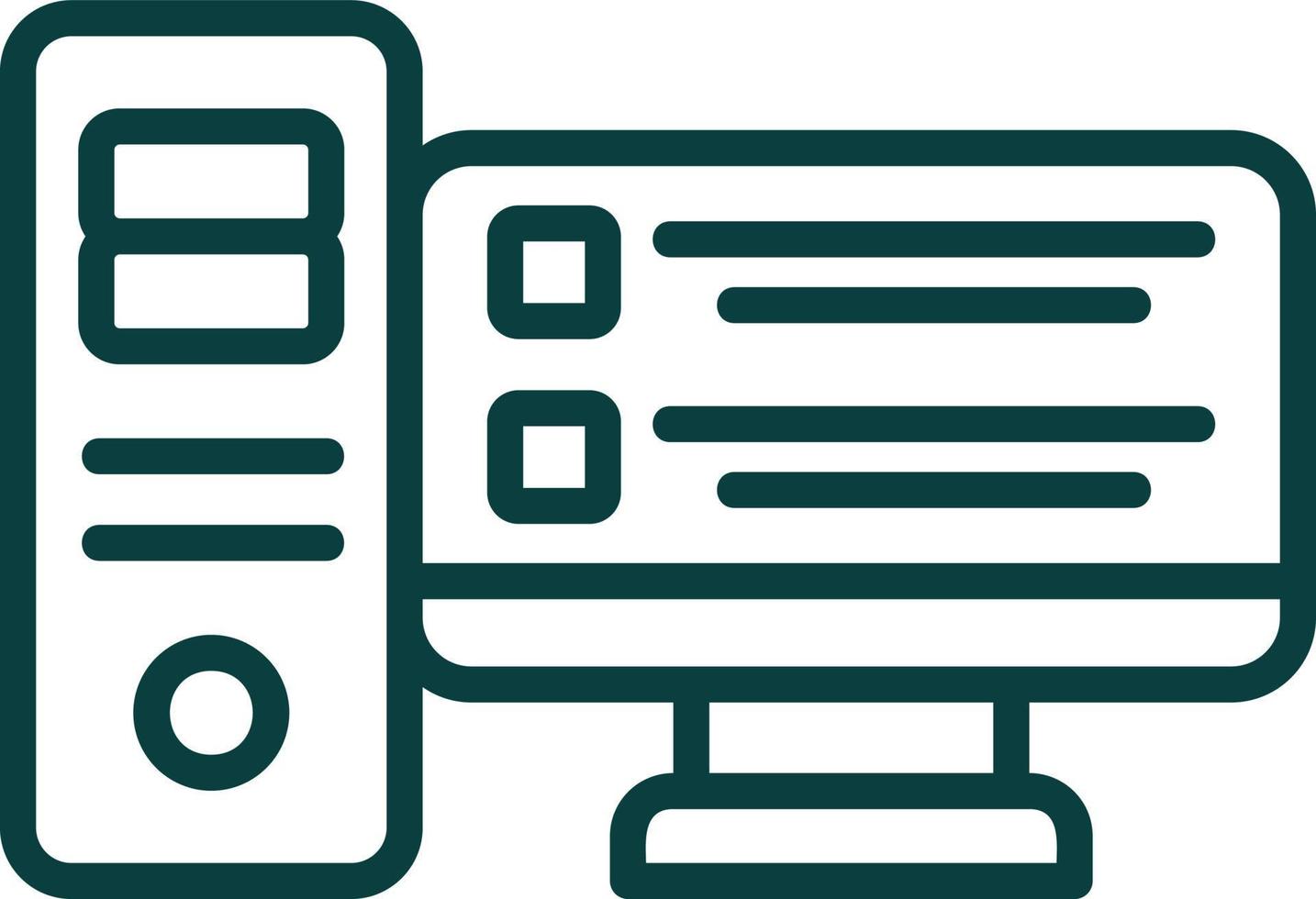 Computer Vector Icon Design 16604402 Vector Art at Vecteezy