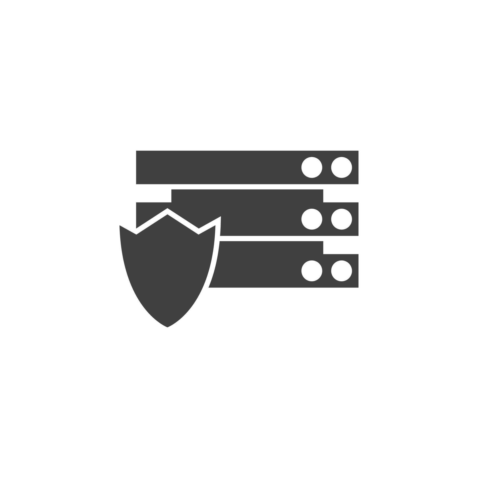 Database Server Shield Vector Icon Element Of Data For Mobile Concept And Web Apps