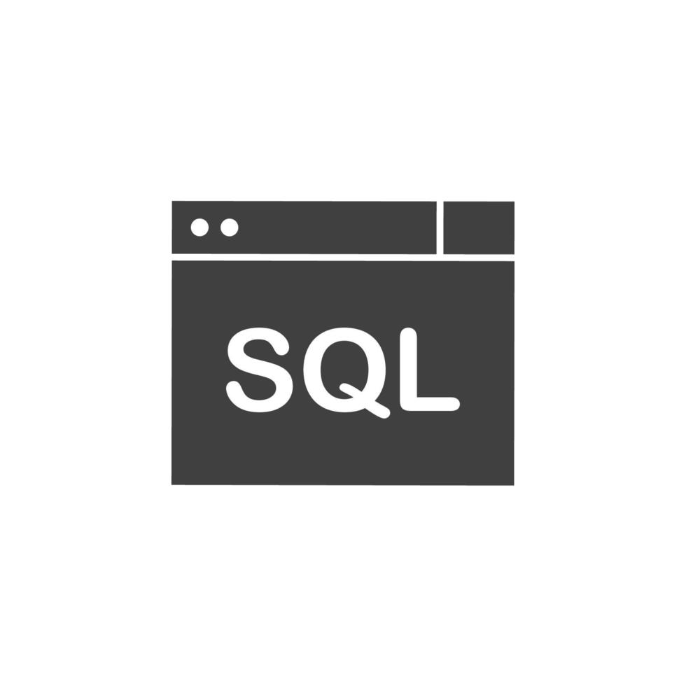 Database Server Vector Icon Element Of Data For Mobile Concept And Web Apps Illustration Thin