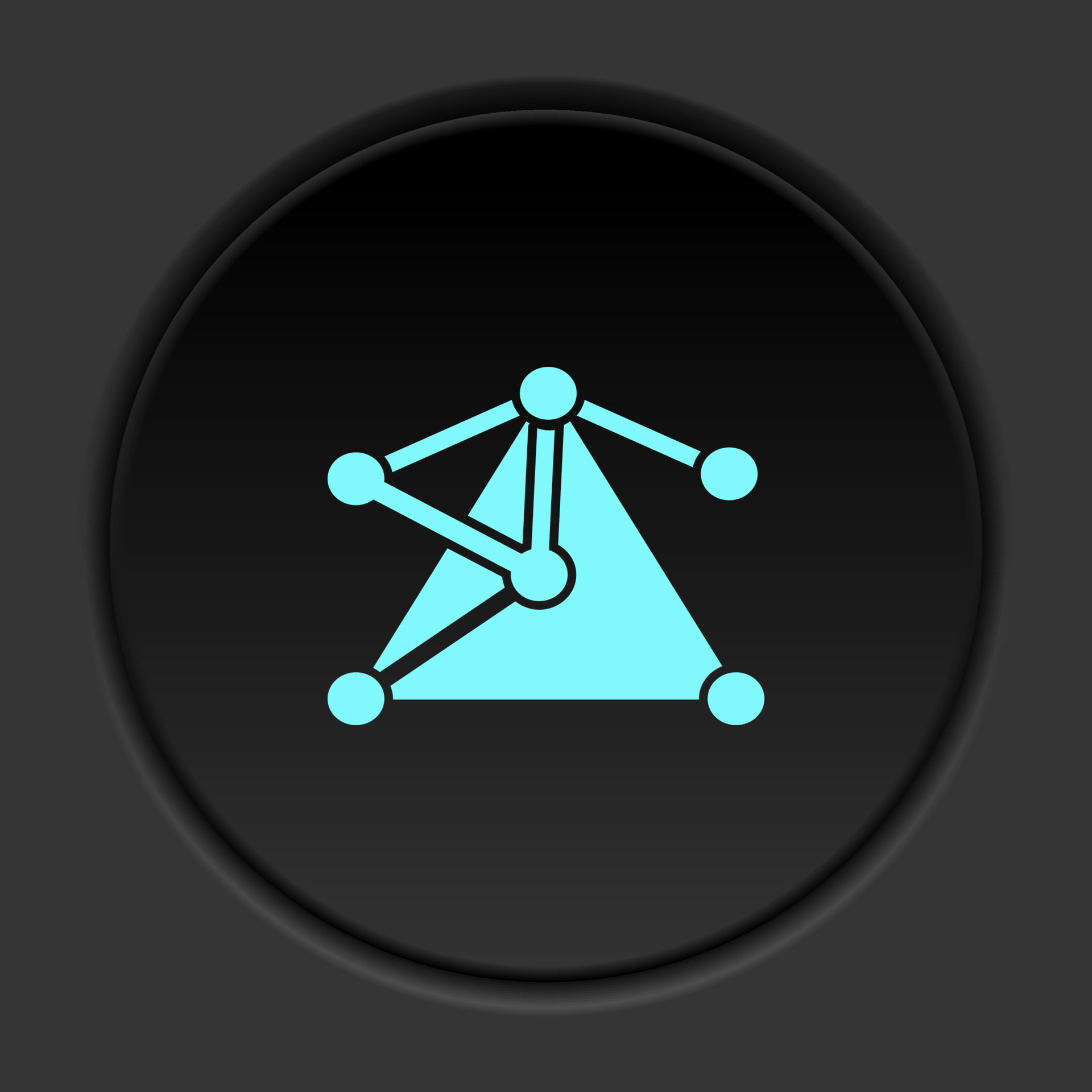 Round Button Icon Database Server Connection Button Banner Round Badge Interface For