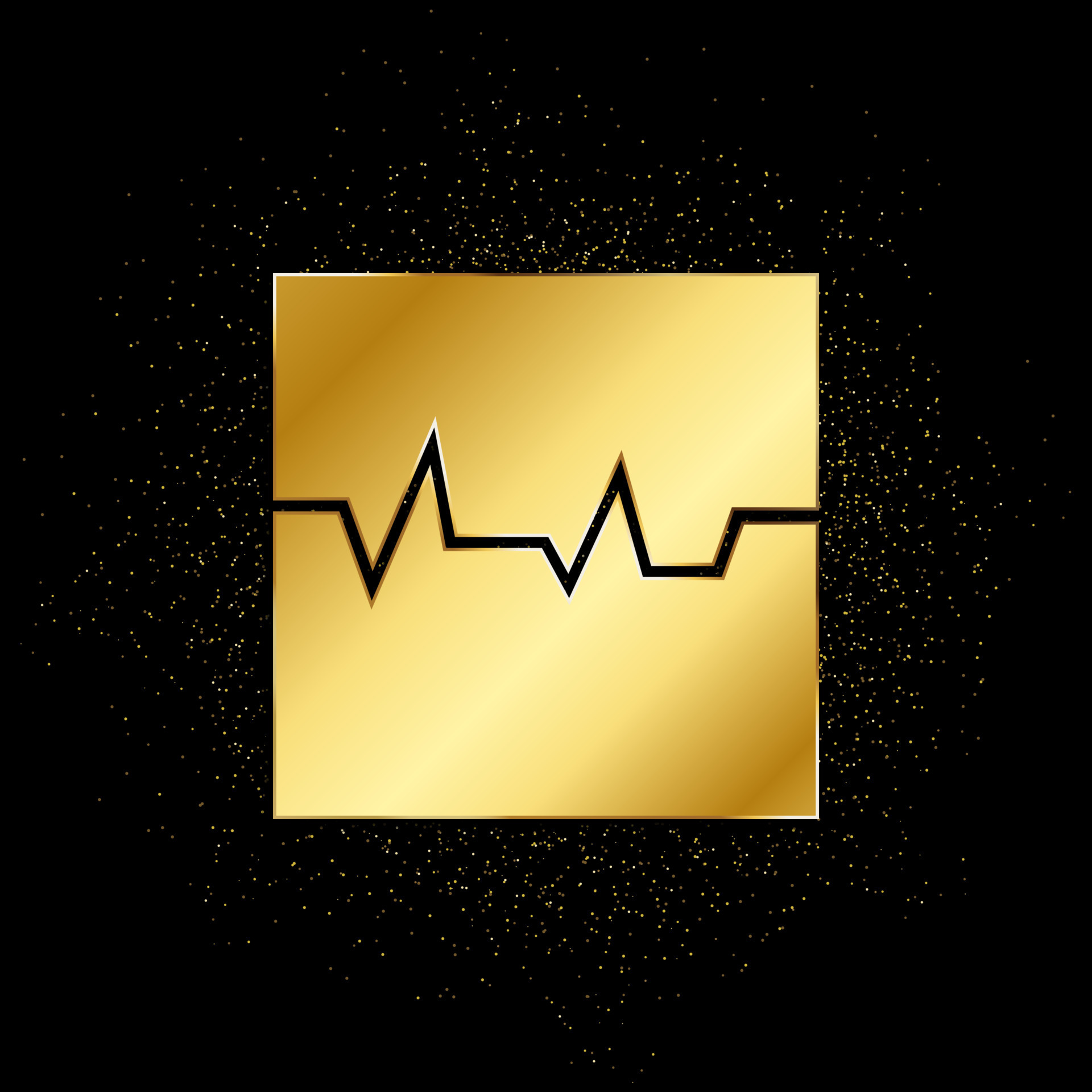 Database Server Semis Gold Icon Vector Illustration Of Golden Particle Background 16610159