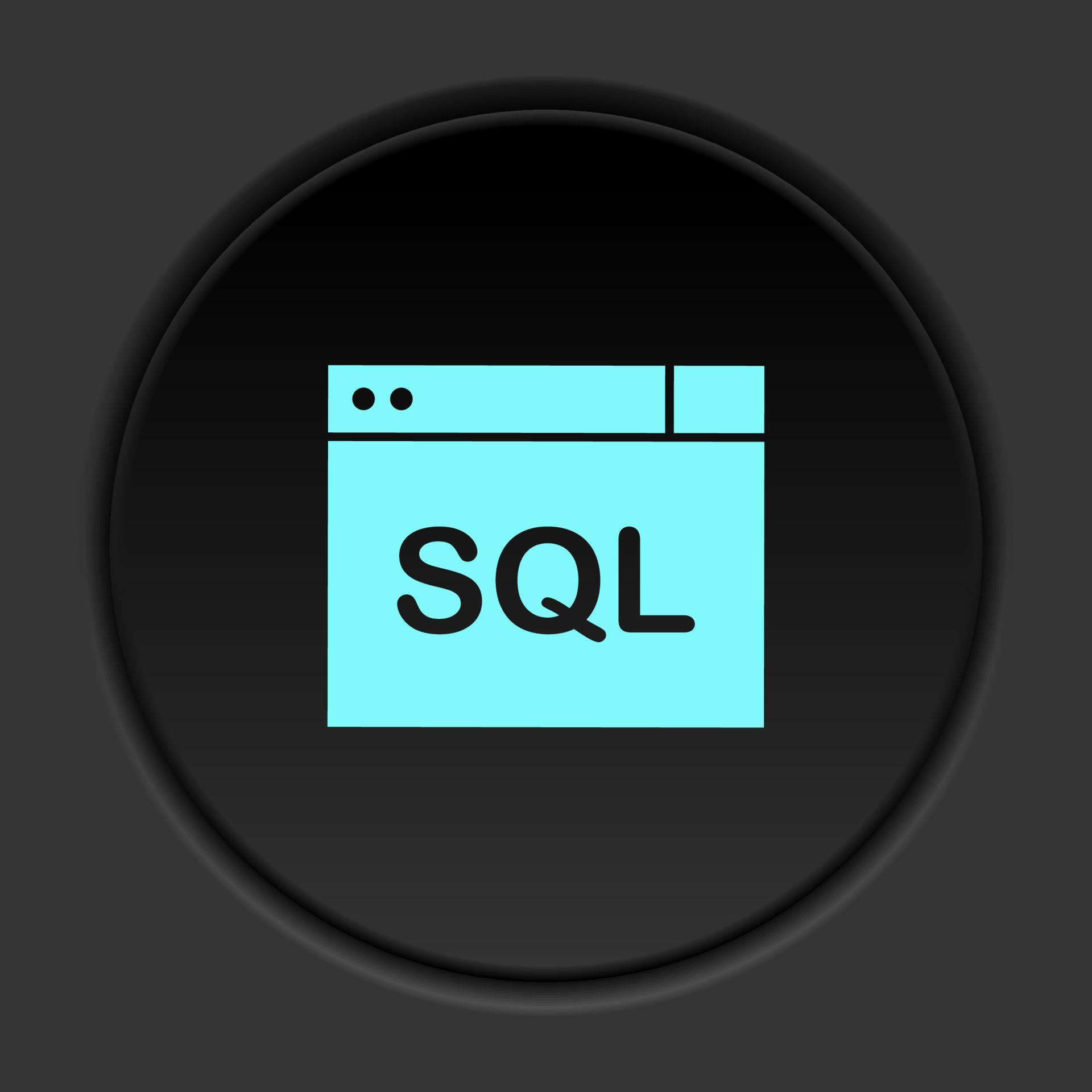 Round Button Icon Database Server Button Banner Round Badge Interface For Application