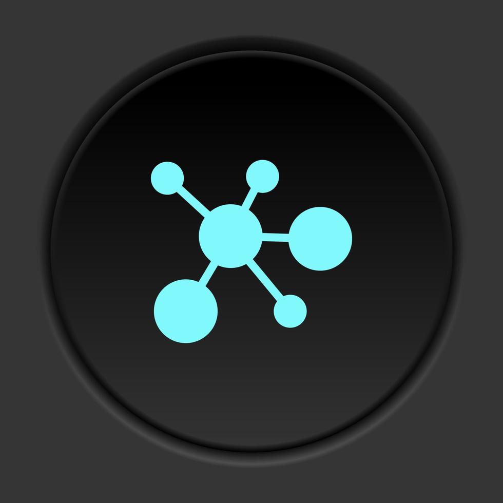 Round Button Icon Database Server Link Button Banner Round Badge Interface For Application