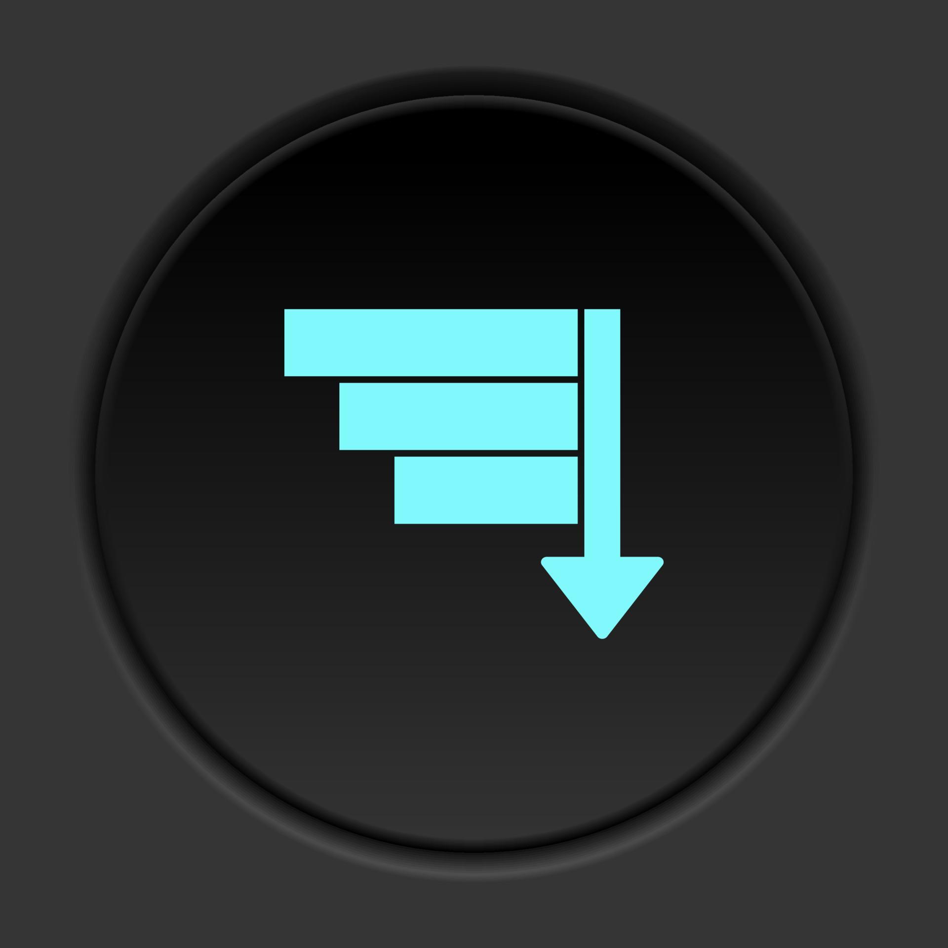 Round Button Icon Database Server Sort Button Banner Round Badge Interface For Application