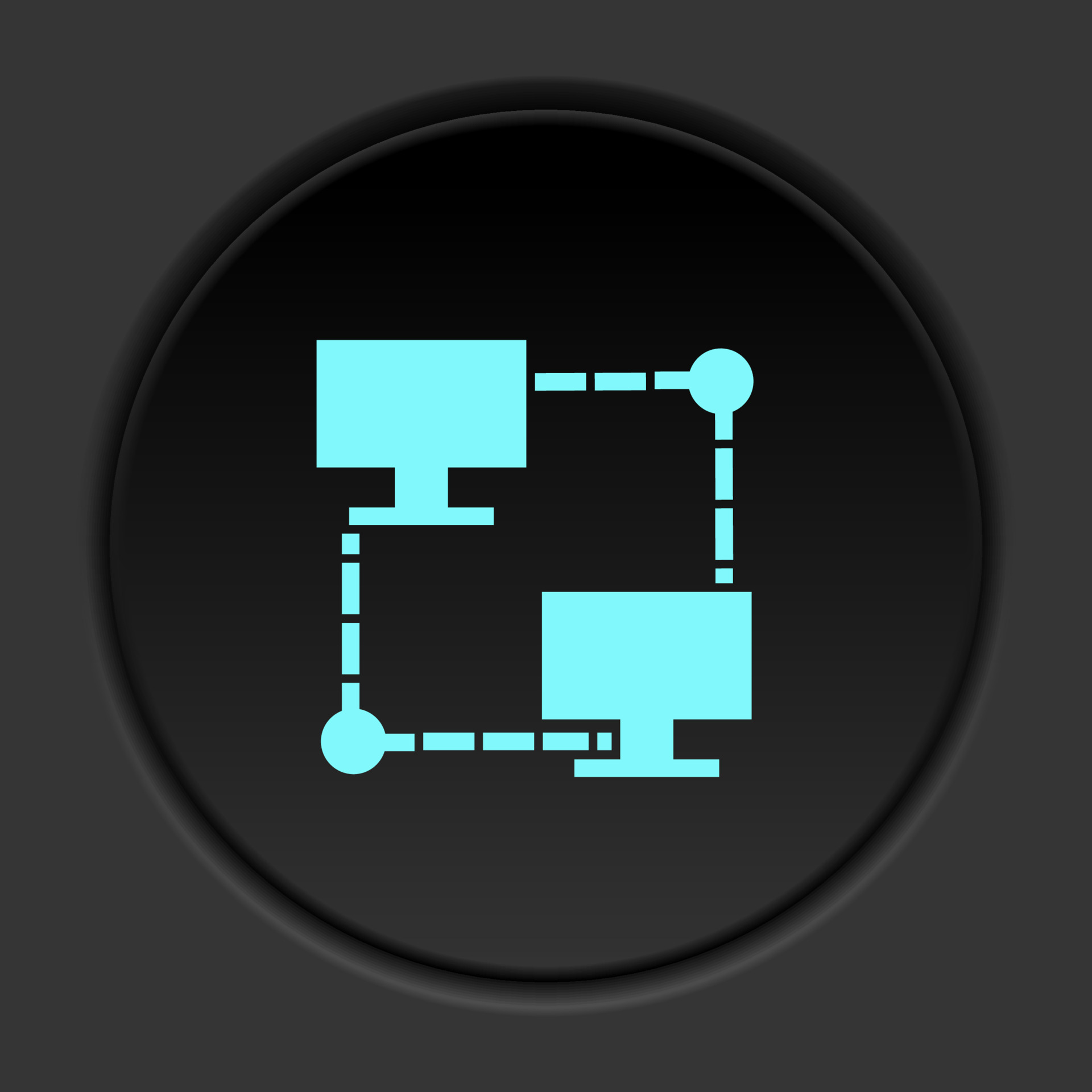 Round Button Icon Database Server Land Button Banner Round Badge Interface For Application