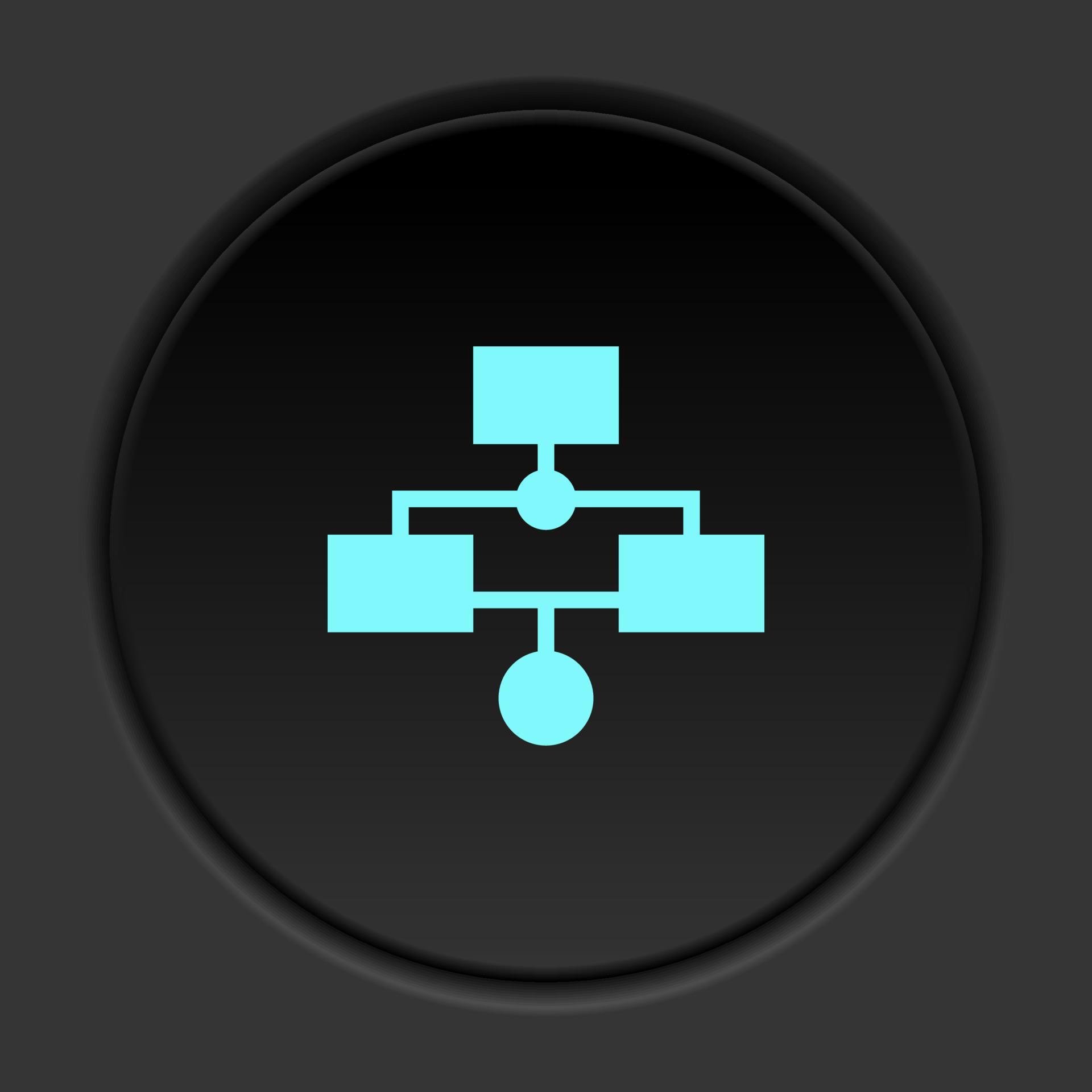Round Button Icon Database Server Workflow Button Banner Round Badge Interface For