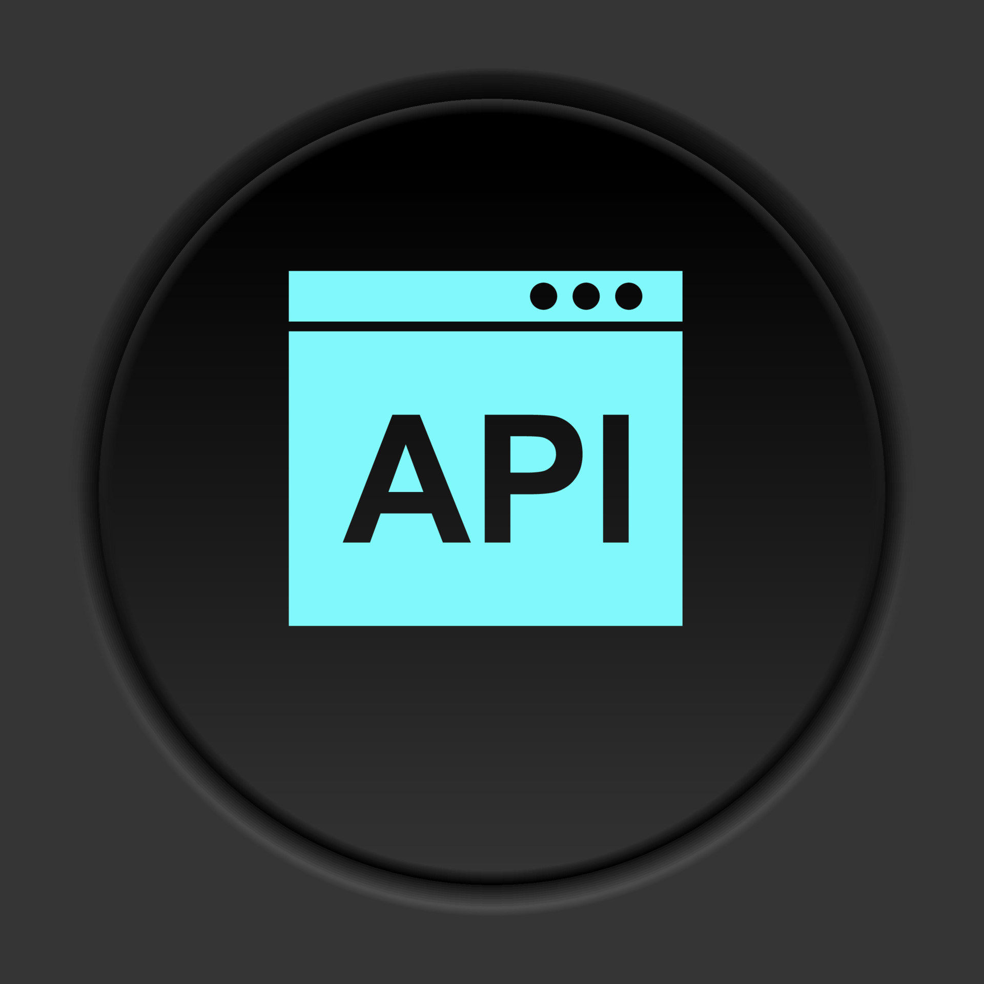 Round Button Icon Database Server Ape Button Banner Round Badge Interface For Application