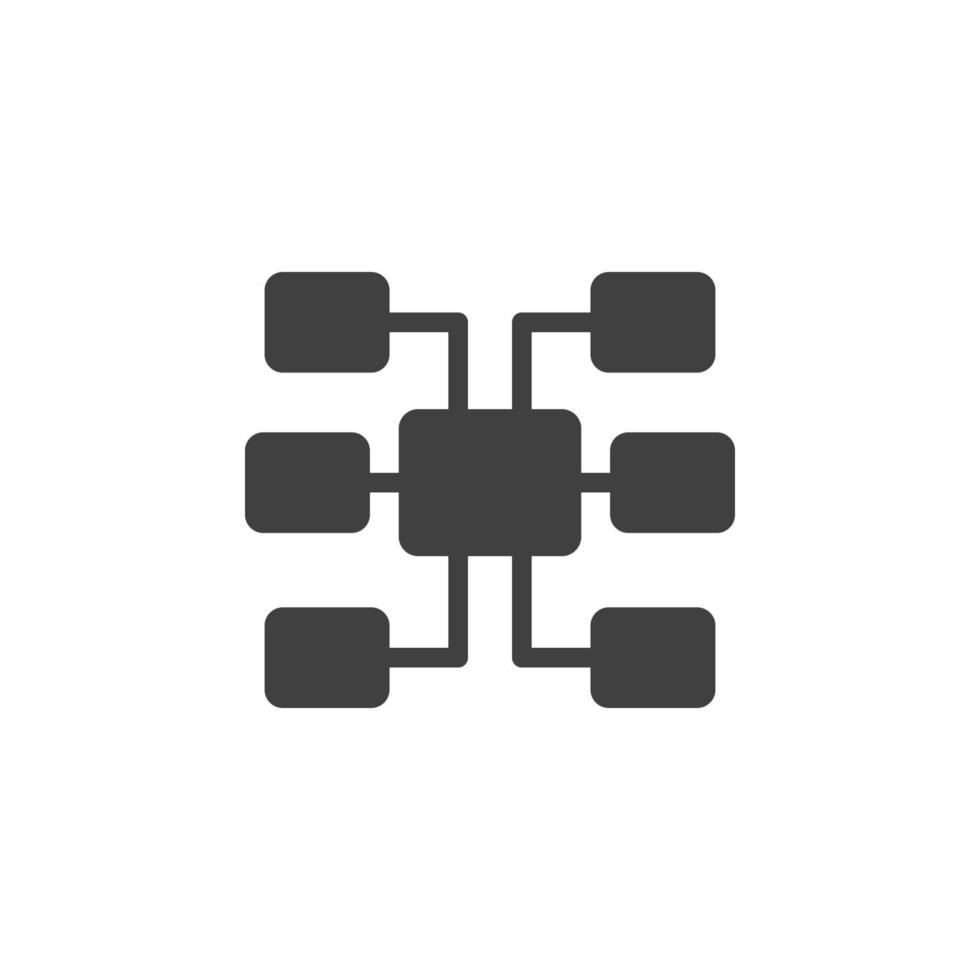 Database Server Sitemap Vector Icon Element Of Data For Mobile Concept And Web Apps