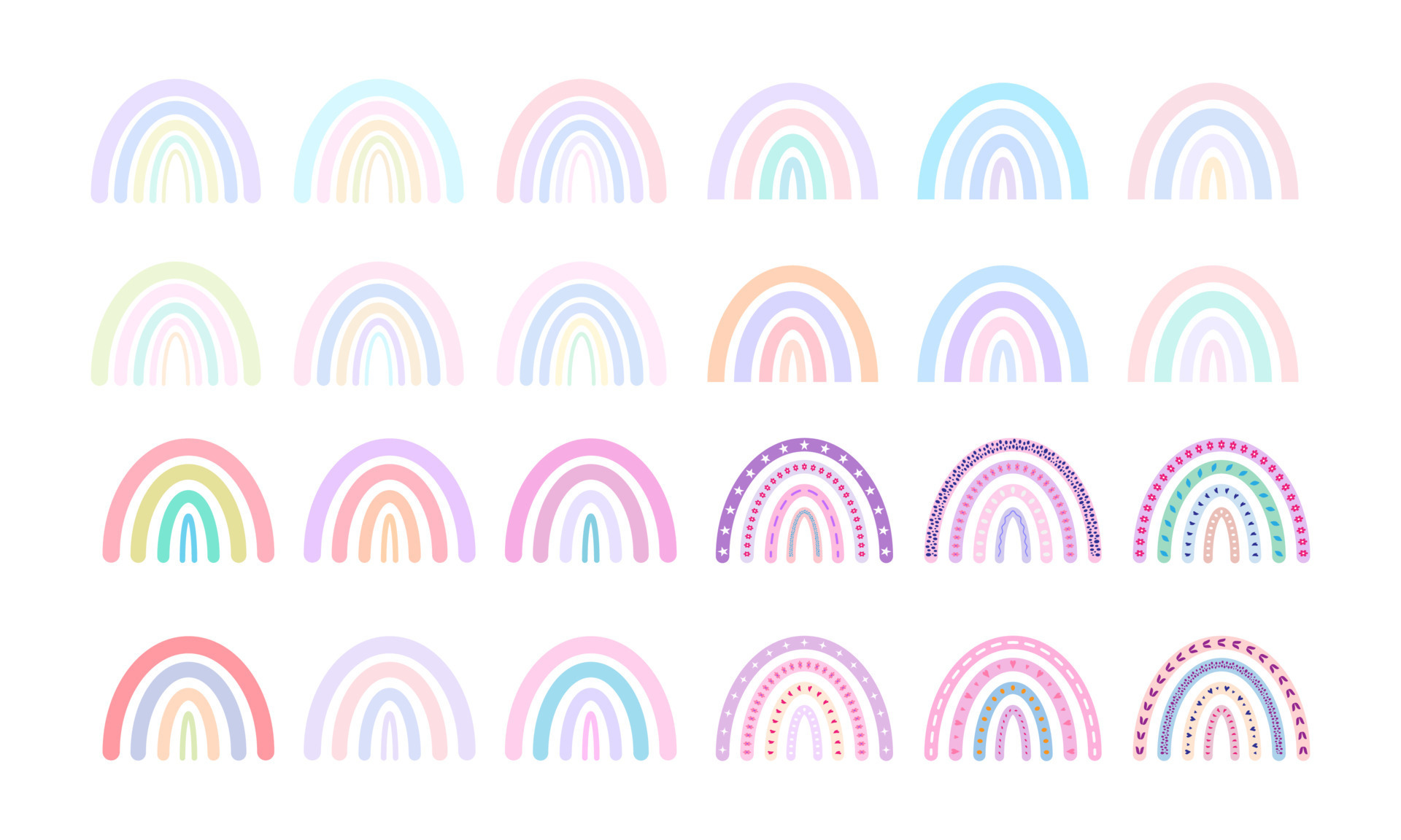 trendy rainbows vector illustrations 16610511 Vector Art at Vecteezy trendy rainbows vector illustrations 16610511 Vector Art at Vecteezy