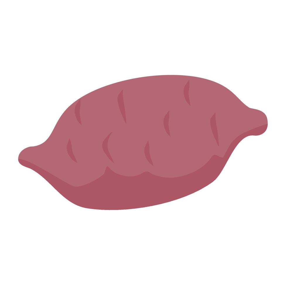 Sweet Potato Illustration Vector In Purple Root Color 16610778 Vector