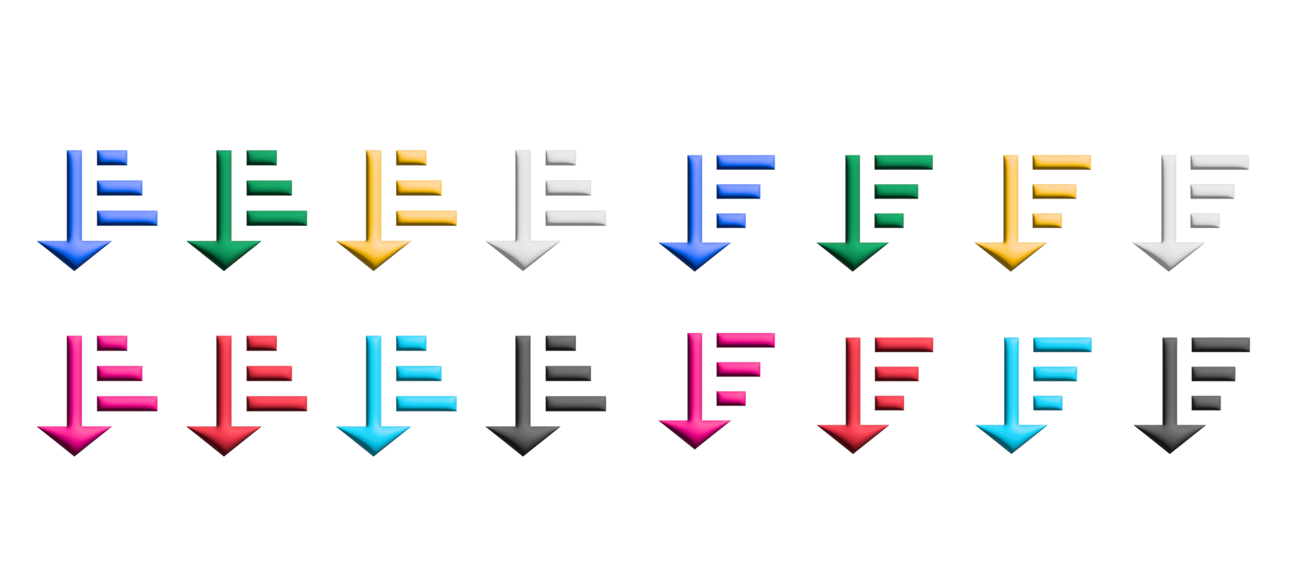 sort ascending descending icon set, colored symbols graphic elements ... sort ascending descending icon set, colored symbols graphic elements ...