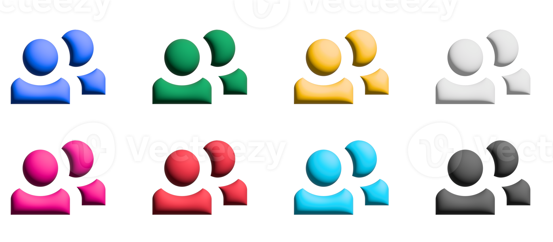 people icon set, colored symbols graphic elements 16617353 PNG people icon set, colored symbols graphic elements 16617353 PNG