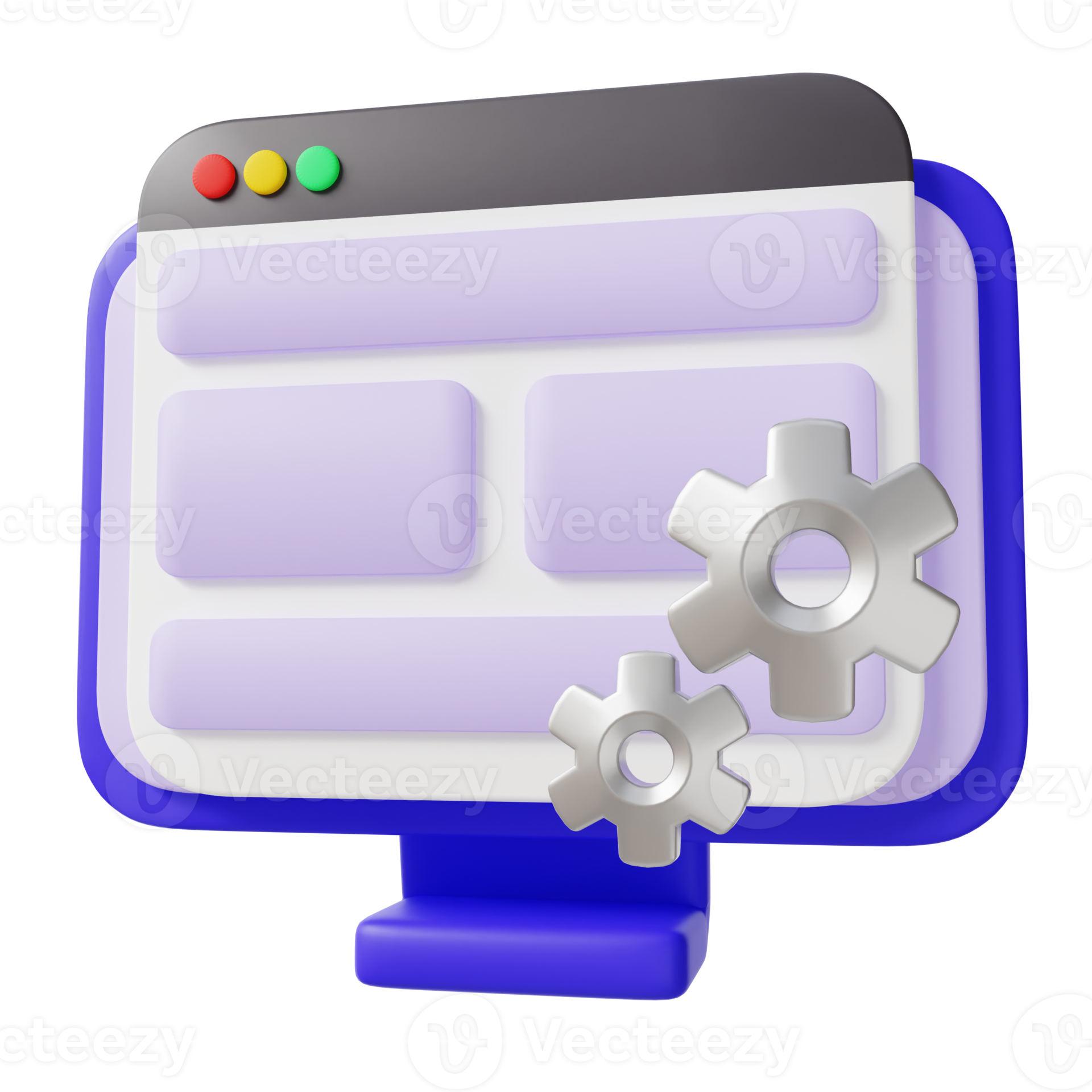 Professional Web Developer 3d Illustration 16617885 PNG