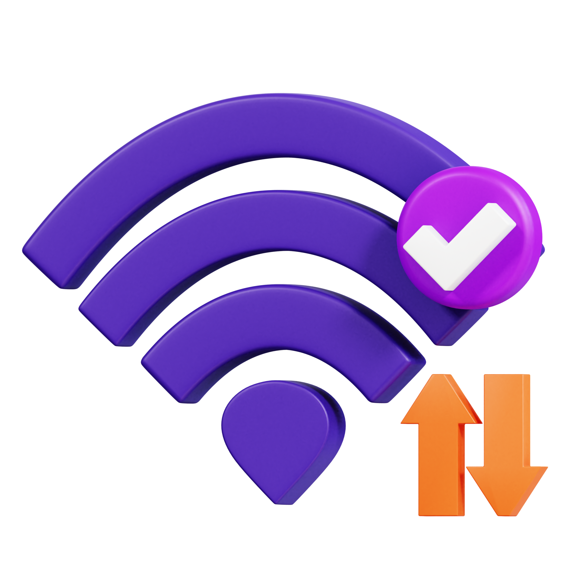 Connection and Connectivity 3D Icon Pack 16619193 PNG