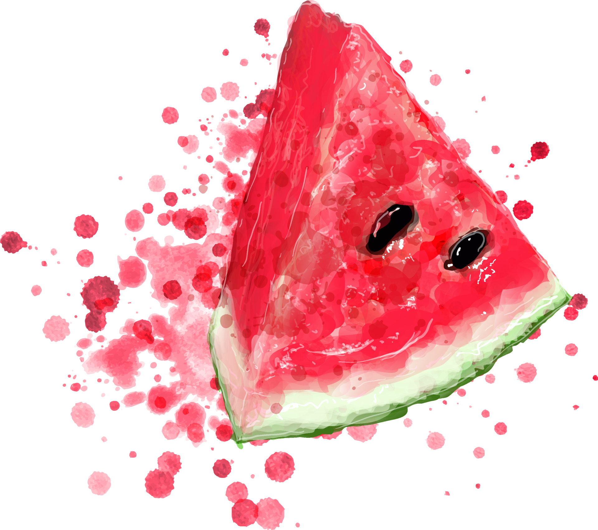 Watermelon watercolor Illustration. 16620948 PNG Watermelon watercolor Illustration. 16620948 PNG