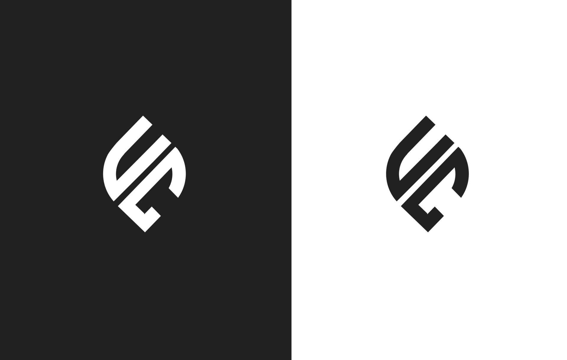 vector uc monograma o letra uc logotipo y diseño de logotipo uc 16623735 Vector en Vecteezy