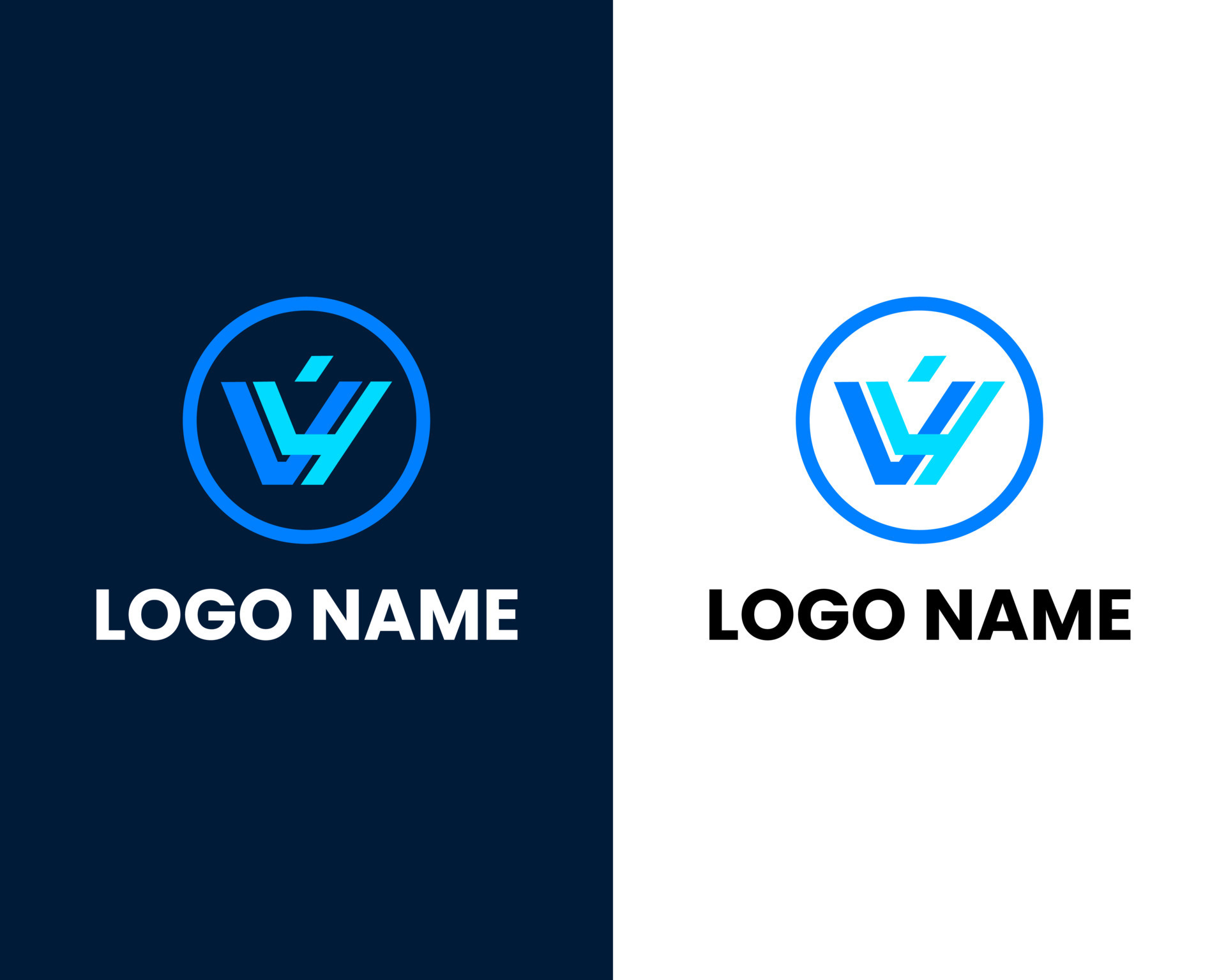 Abstract Initial Letter V And Y Linked Logo White Geometric Line Style abstract-initial-letter-v-and-y-linked-logo-white-geometric-line-style