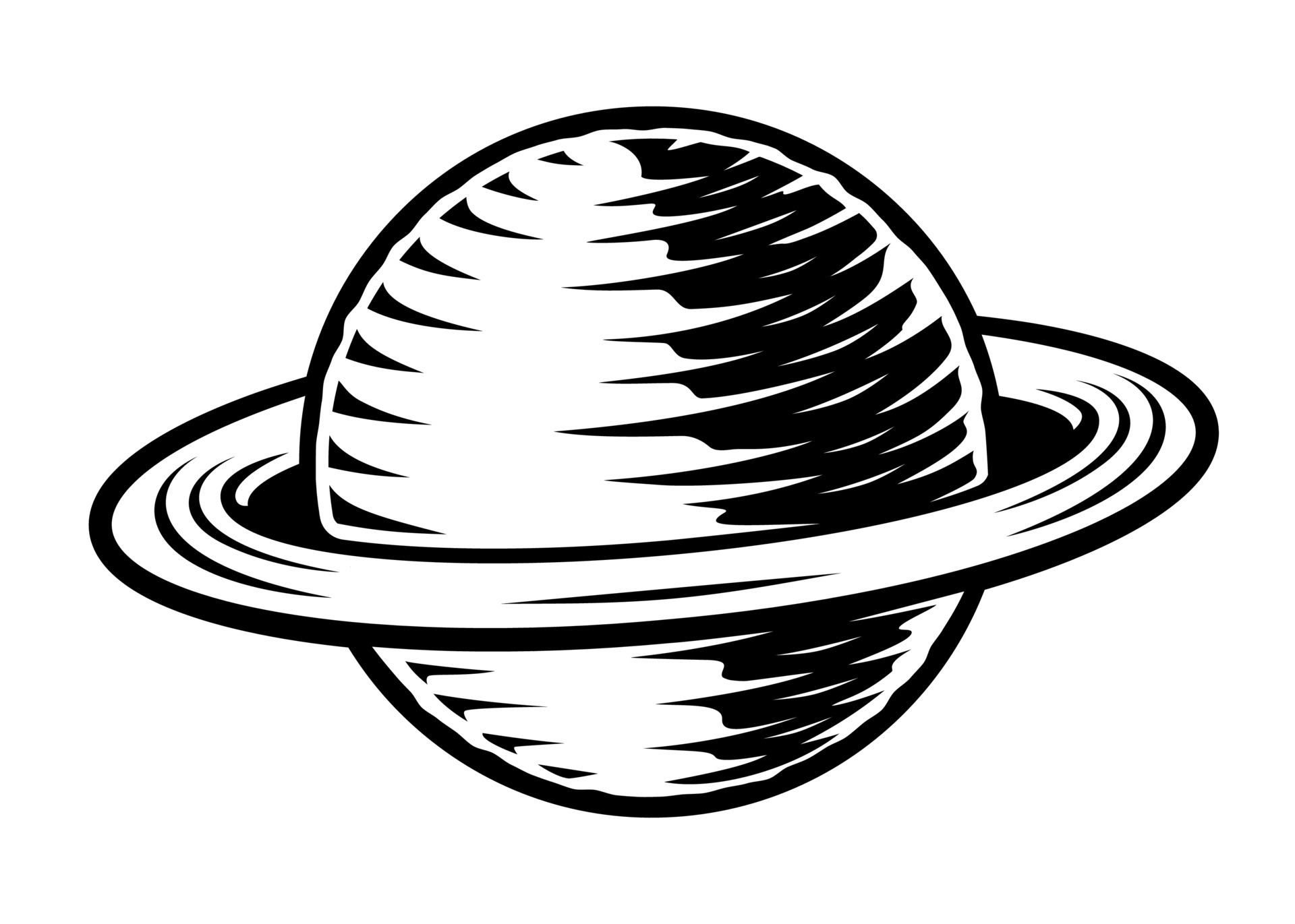Saturn vector Illustration 16624832 Vector Art at Vecteezy