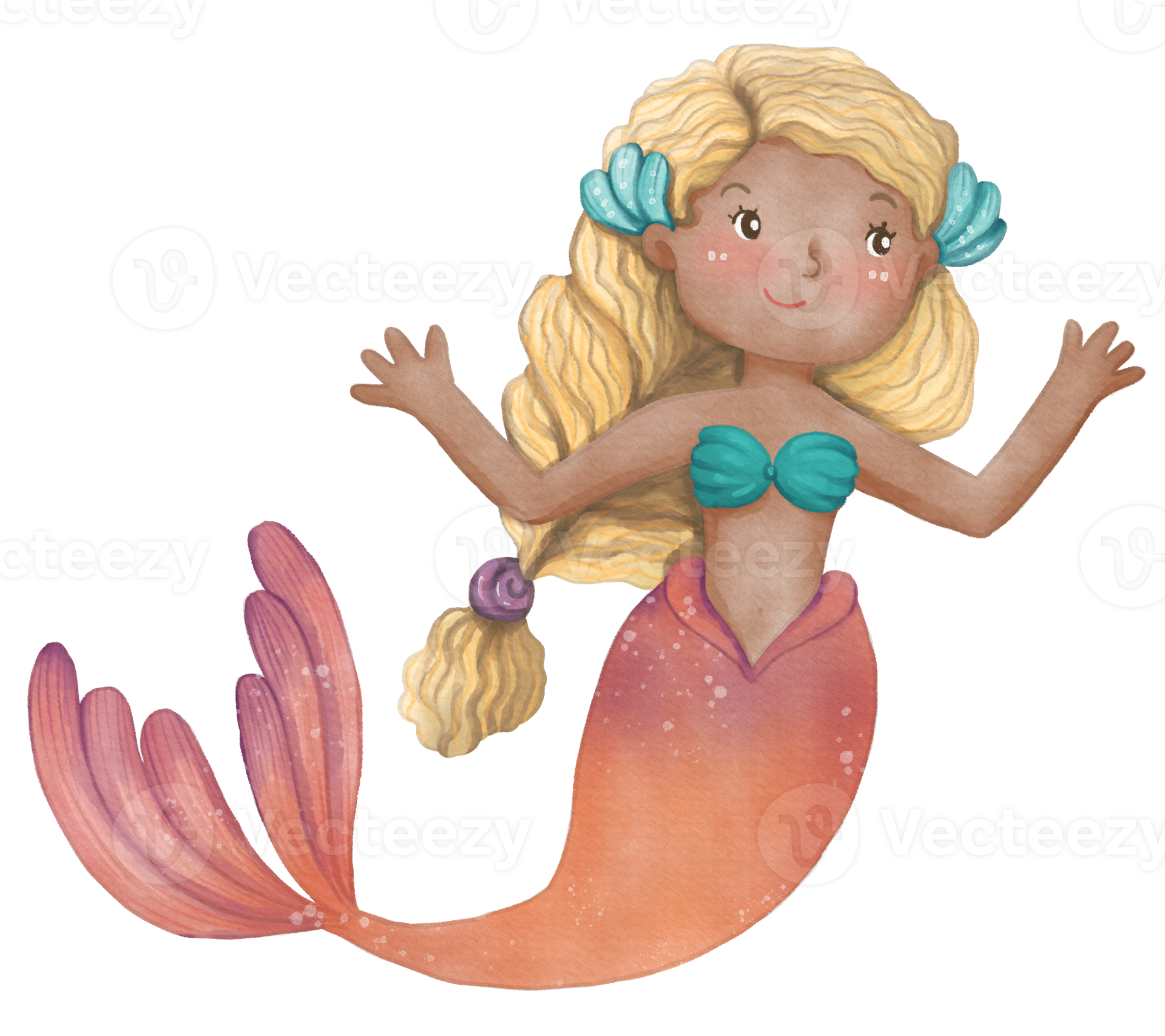 Watercolor Cute Mermaid Clipart, PNG 16625897 PNG Watercolor Cute Mermaid Clipart, PNG 16625897 PNG
