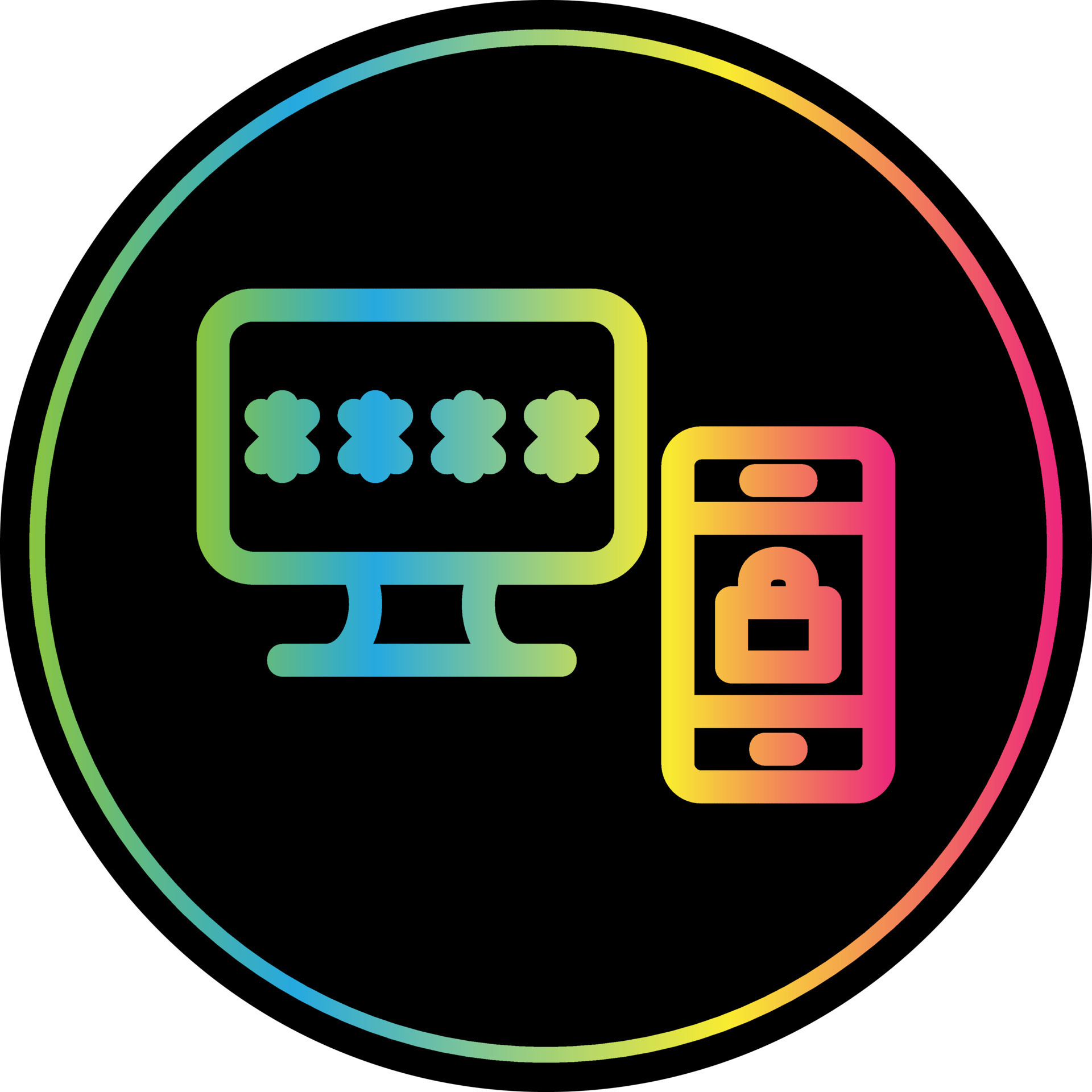 Two Step Verification Vector Icon Design 16630137 Vector Art At Vecteezy