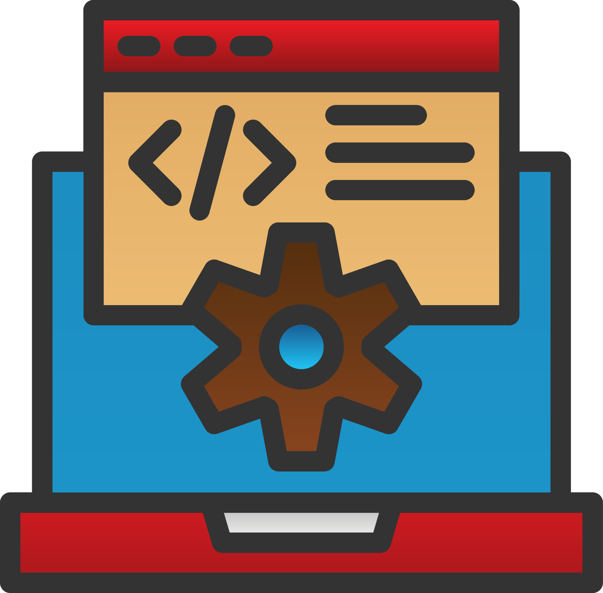 Developing Vector Icon Design 16633981 Vector Art At Vecteezy