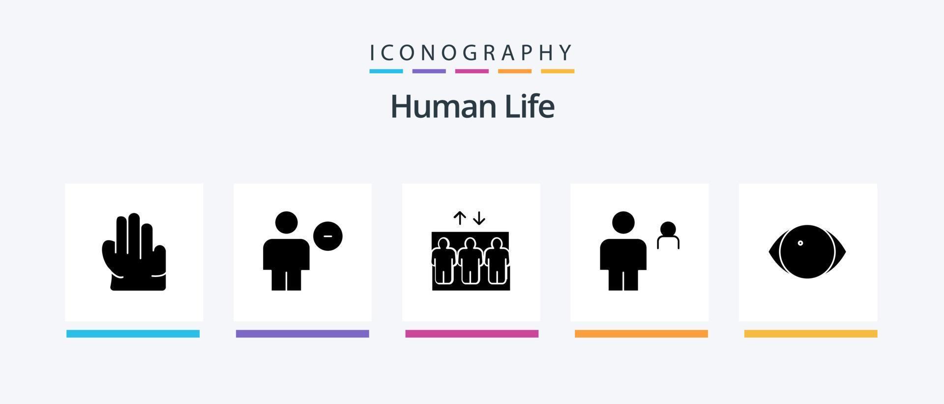 Human Glyph 5 Icon Pack Including human. eye. group. person. human ... Human Glyph 5 Icon Pack Including human. eye. group. person. human ...