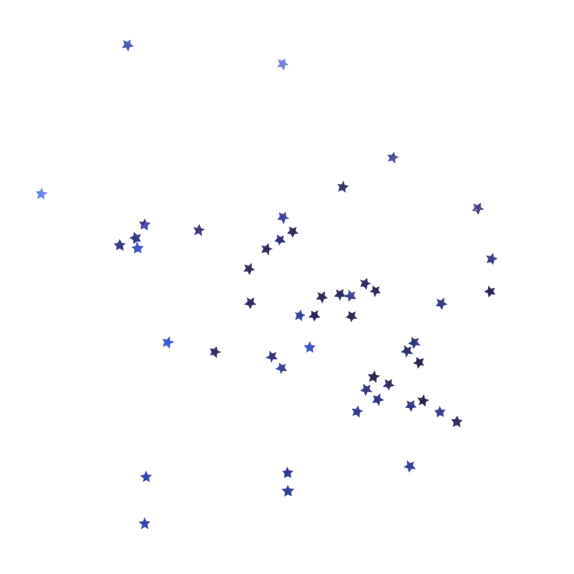 Blue Star Confetti Blue Stars Sparkle Decoration Cutout Png File