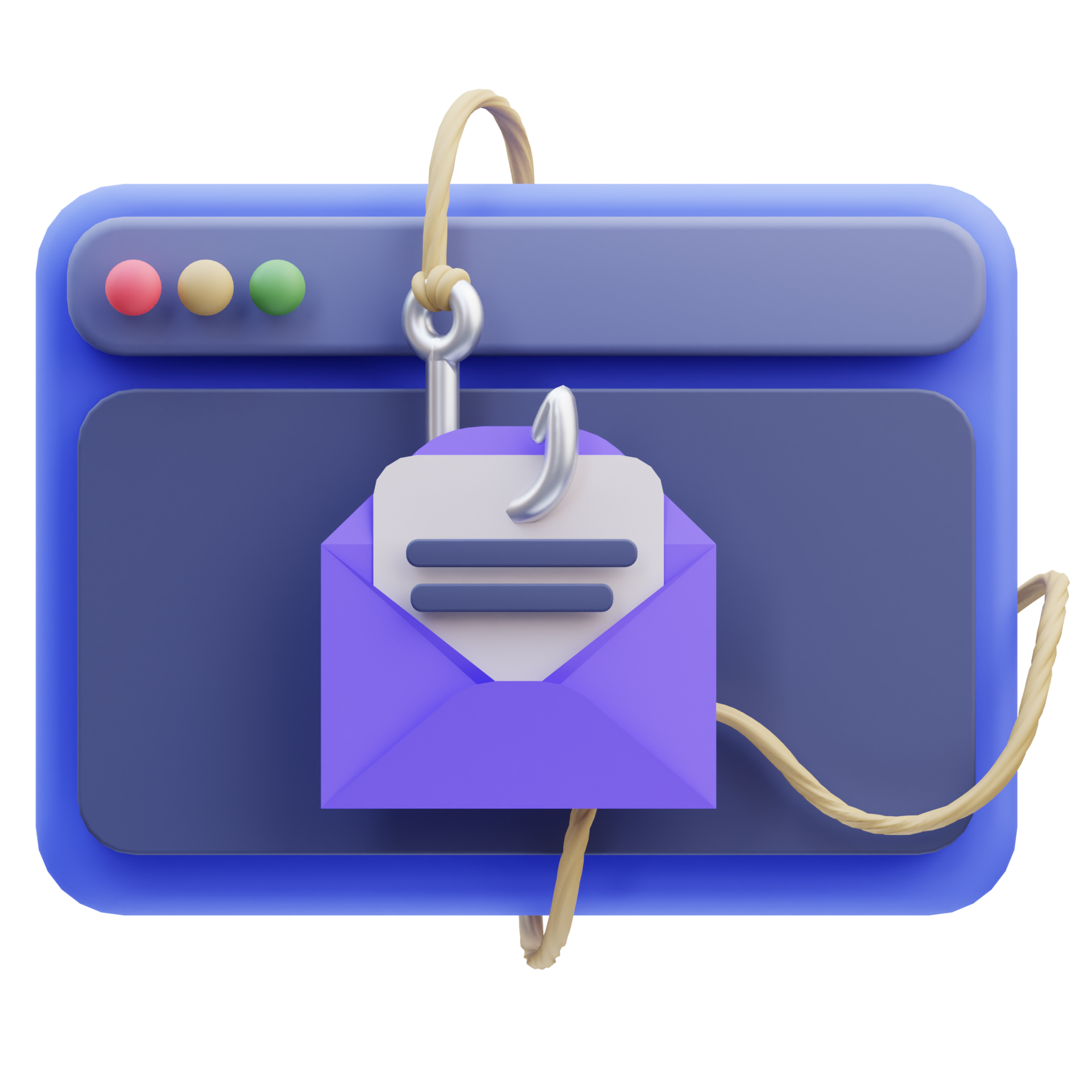 3d Illustration Internet Security phishing web 16637987 PNG 3d Illustration Internet Security phishing web 16637987 PNG