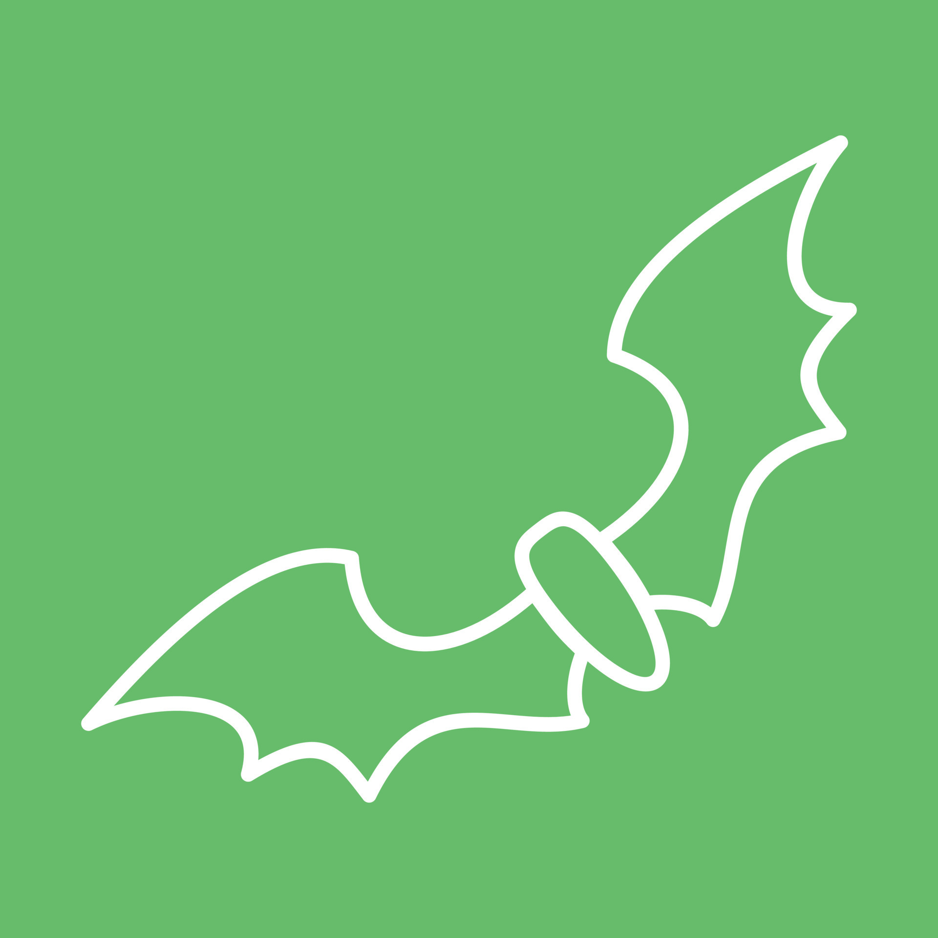 Bat Line Color Background Icon 16642025 Vector Art At Vecteezy