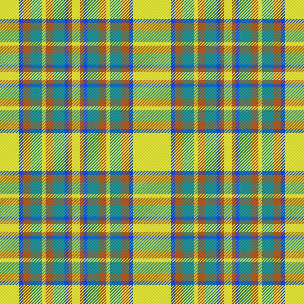 Textile Check Background Pattern Vector Seamless Tartan Texture