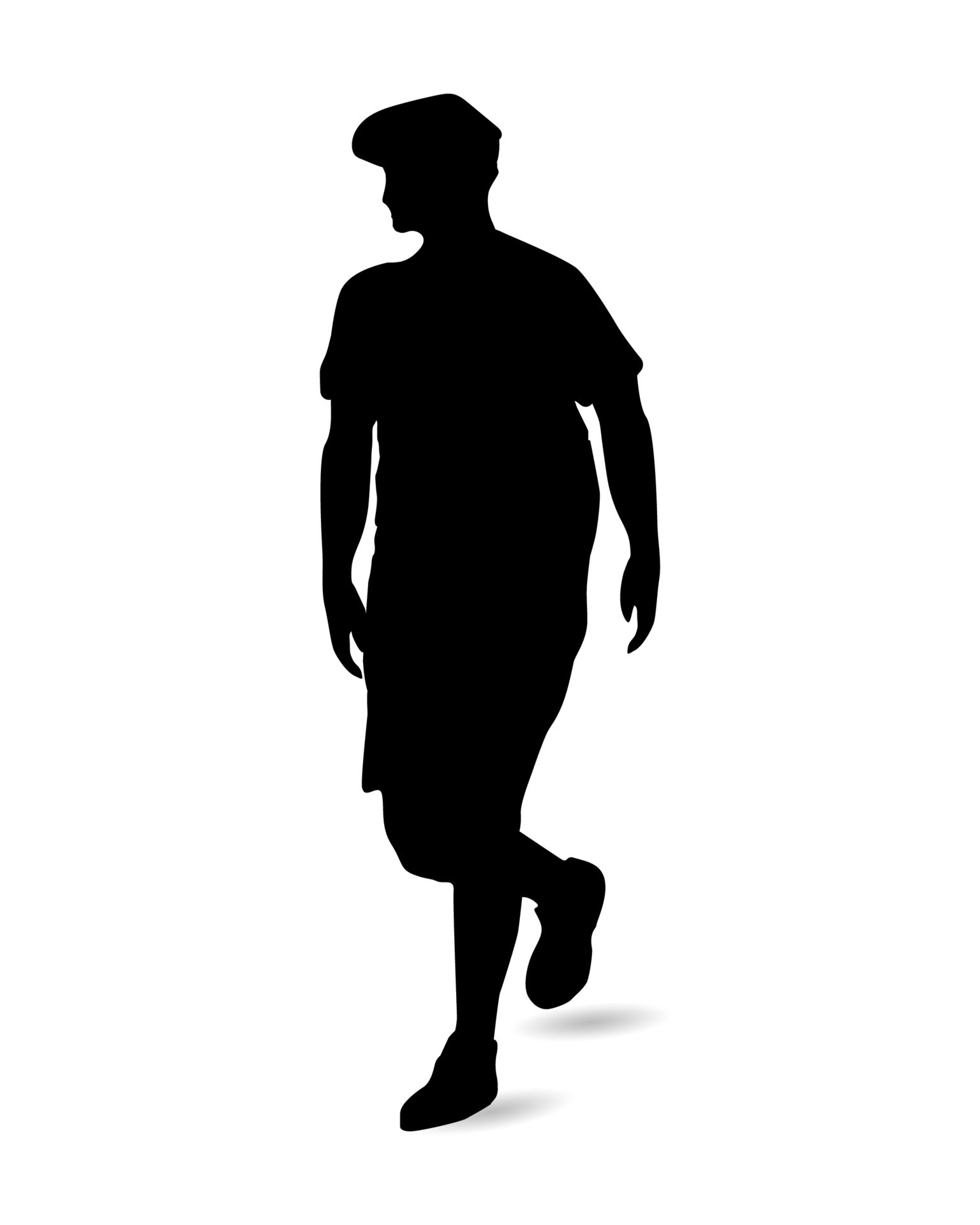 Boy walking alone, going forward, vector silhouette. 16648828 Vector ... Boy walking alone, going forward, vector silhouette. 16648828 Vector ...