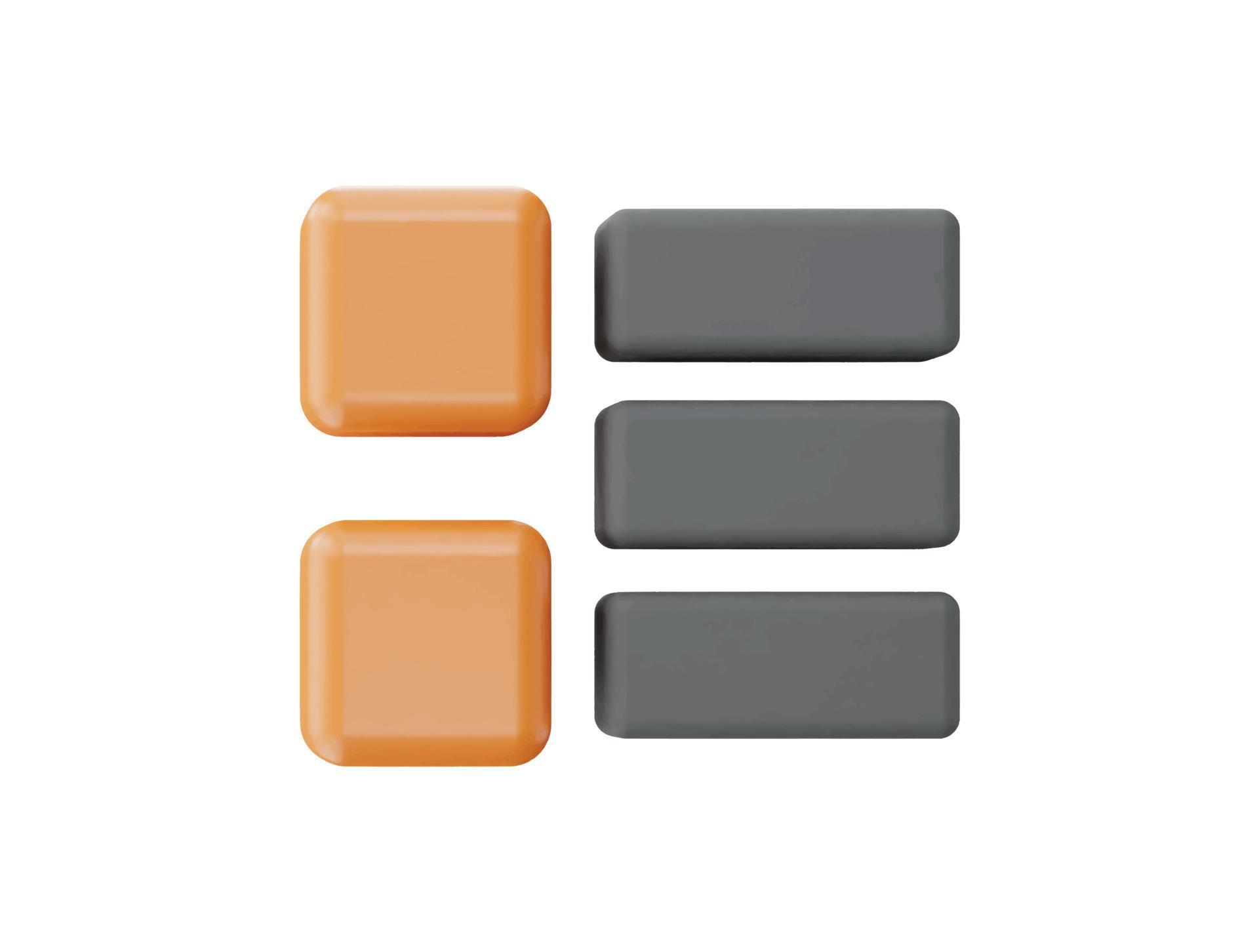 Chart-tree-map with 3d vector icon cartoon minimal style 16650698 ...