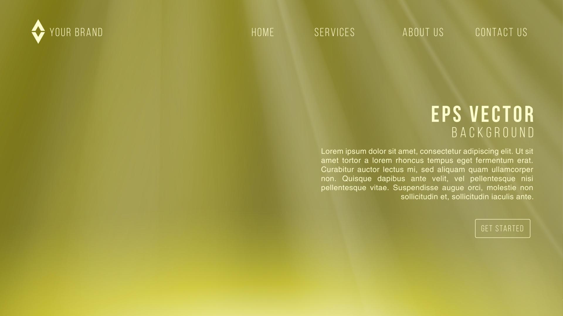 Brown and yellow minimalism background in large web page screen size ...