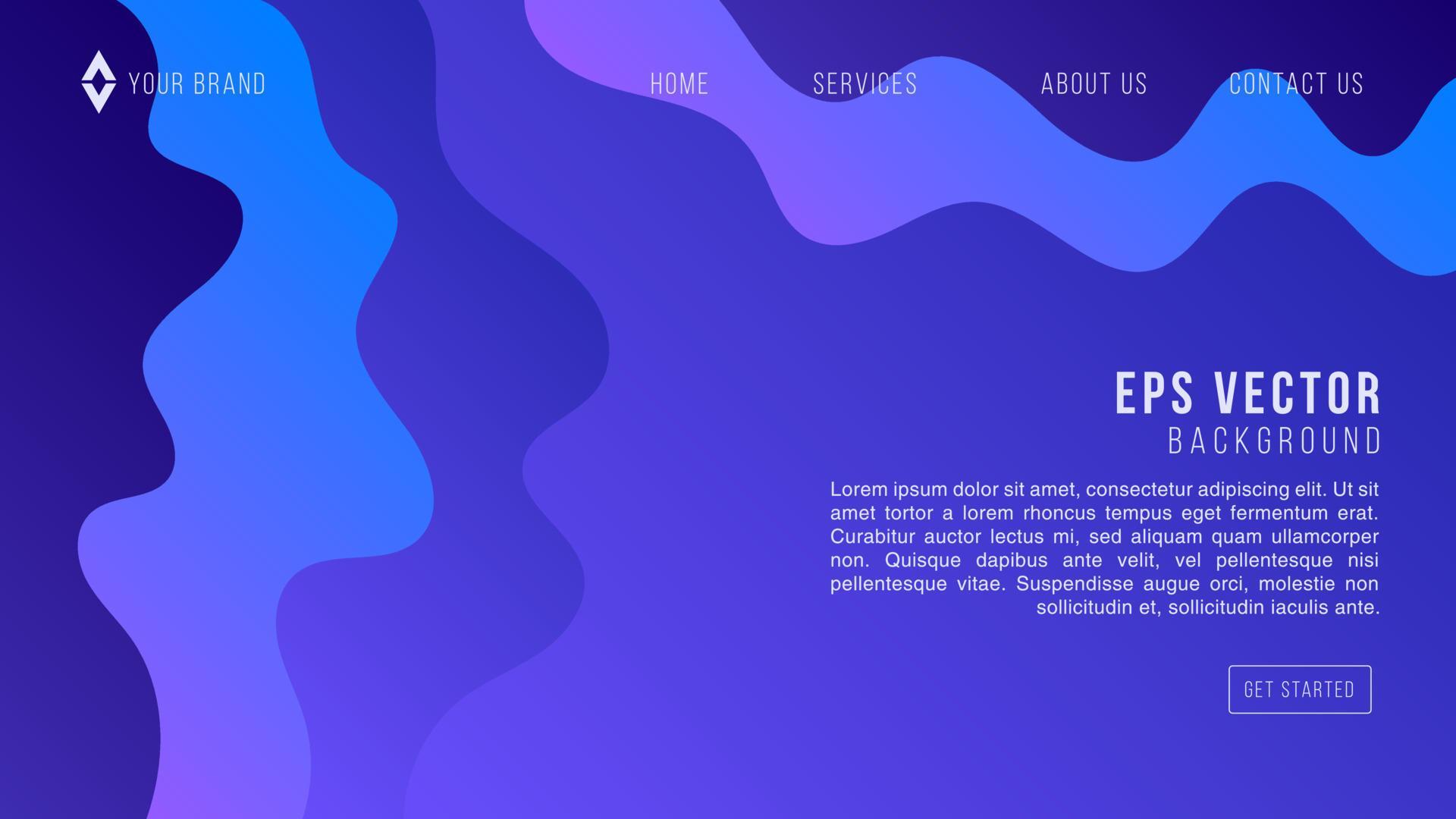 Minimalist Blue Geometric Website Background Smooth, Clean Concept with ...