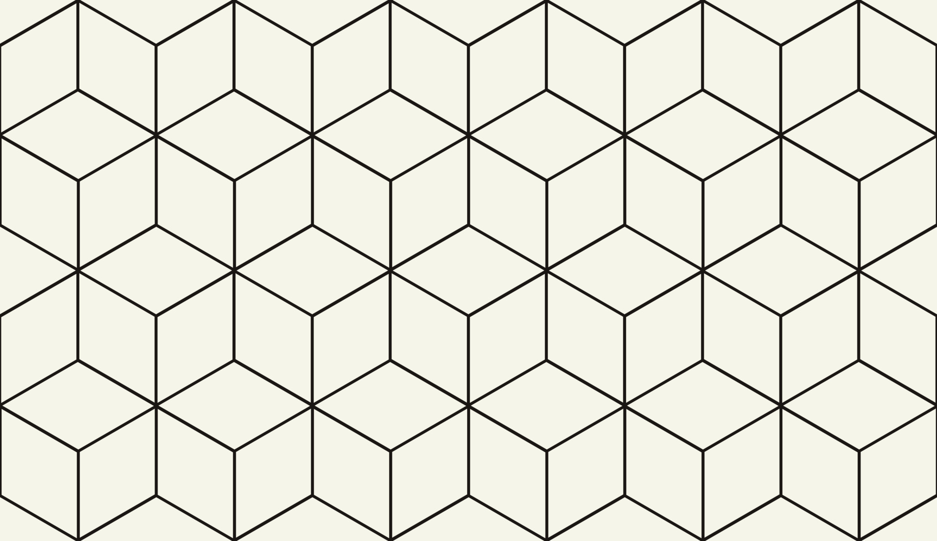 Cube Hexagon Pattern Background Seamless Geometric Pattern Vector Tile Line Wallpaper Cubic