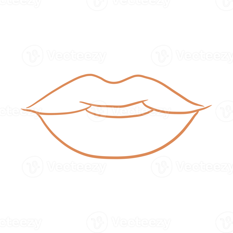 Lips Outline Png