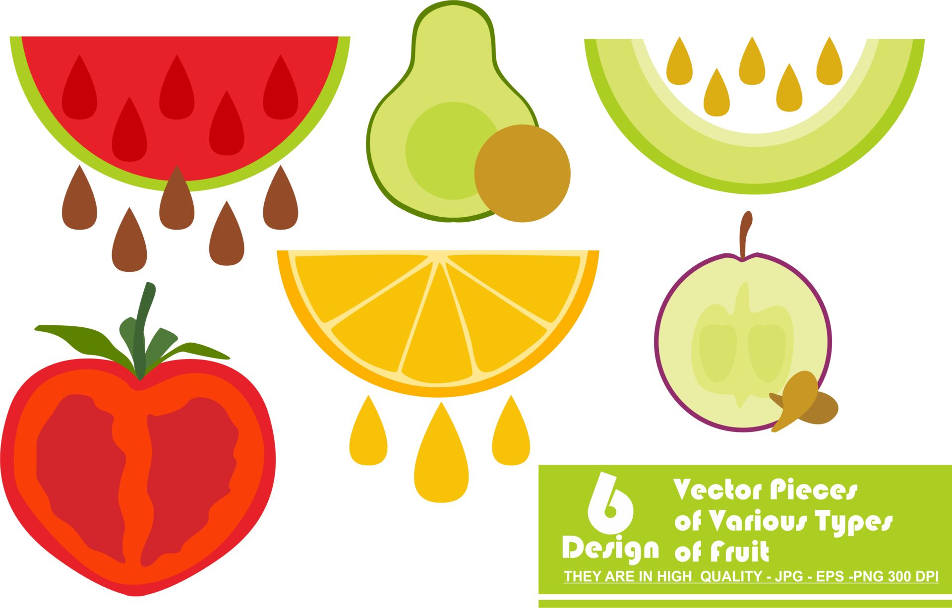 Set of Slice Of Fruits 16659563 PNG Set of Slice Of Fruits 16659563 PNG